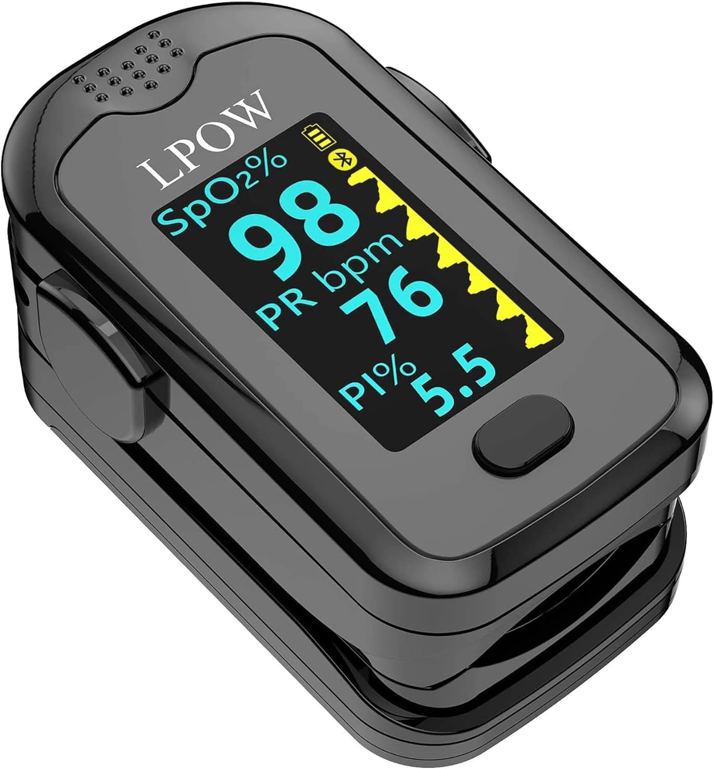 Amazon.com: Fingertip Pulse Oximeter, Blood Oxygen Saturation Monitor ...