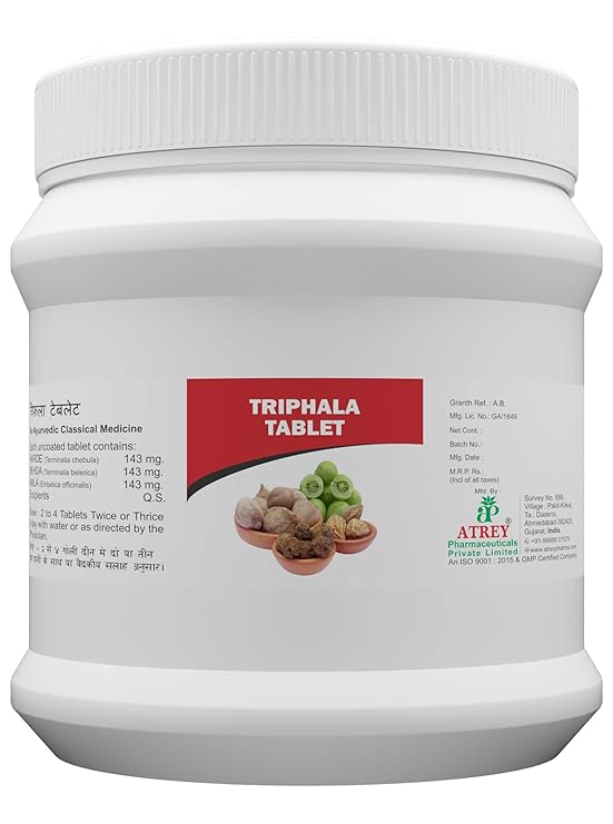 Atrey Triphala 1000 Tablets | Supports Gut Health & Healthy Digestion ...