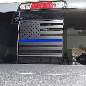 Amazon.com - Zxiaochun Rear Middle Window American Flag Decal for 2019 ...