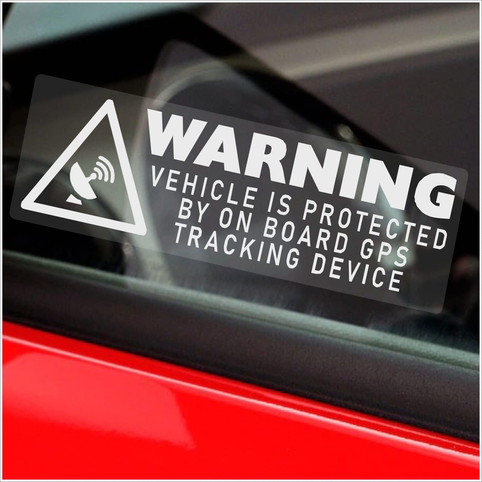 Platinum Place Stickers 5 x Warning On Board GPS Tracking Device ...