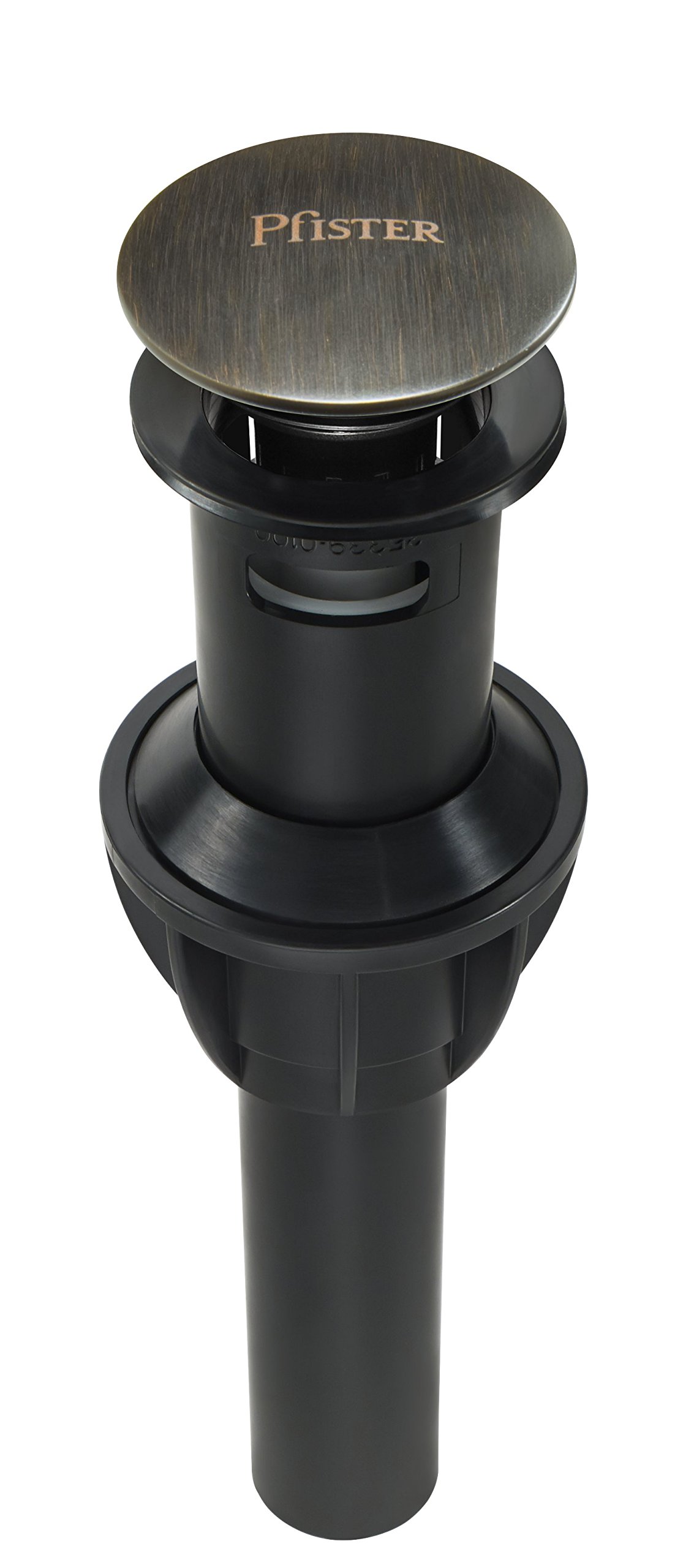 Pfister Push & Seal Tuscan Bronze Bathroom Sink Drain Stopper for ...