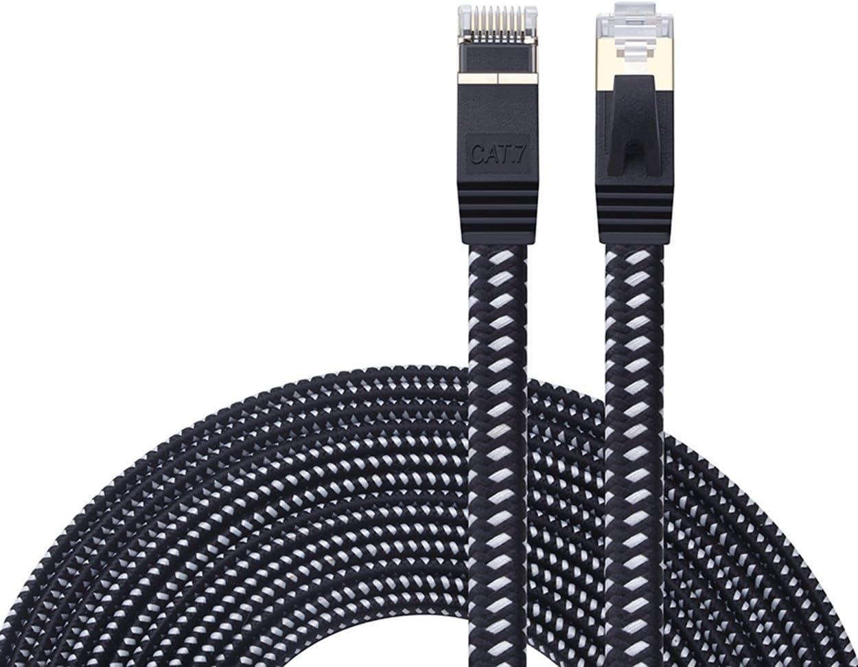 Amazon.com: Ethernet Cable 3 ft, ShineKee Nylon CAT7 High Speed ...