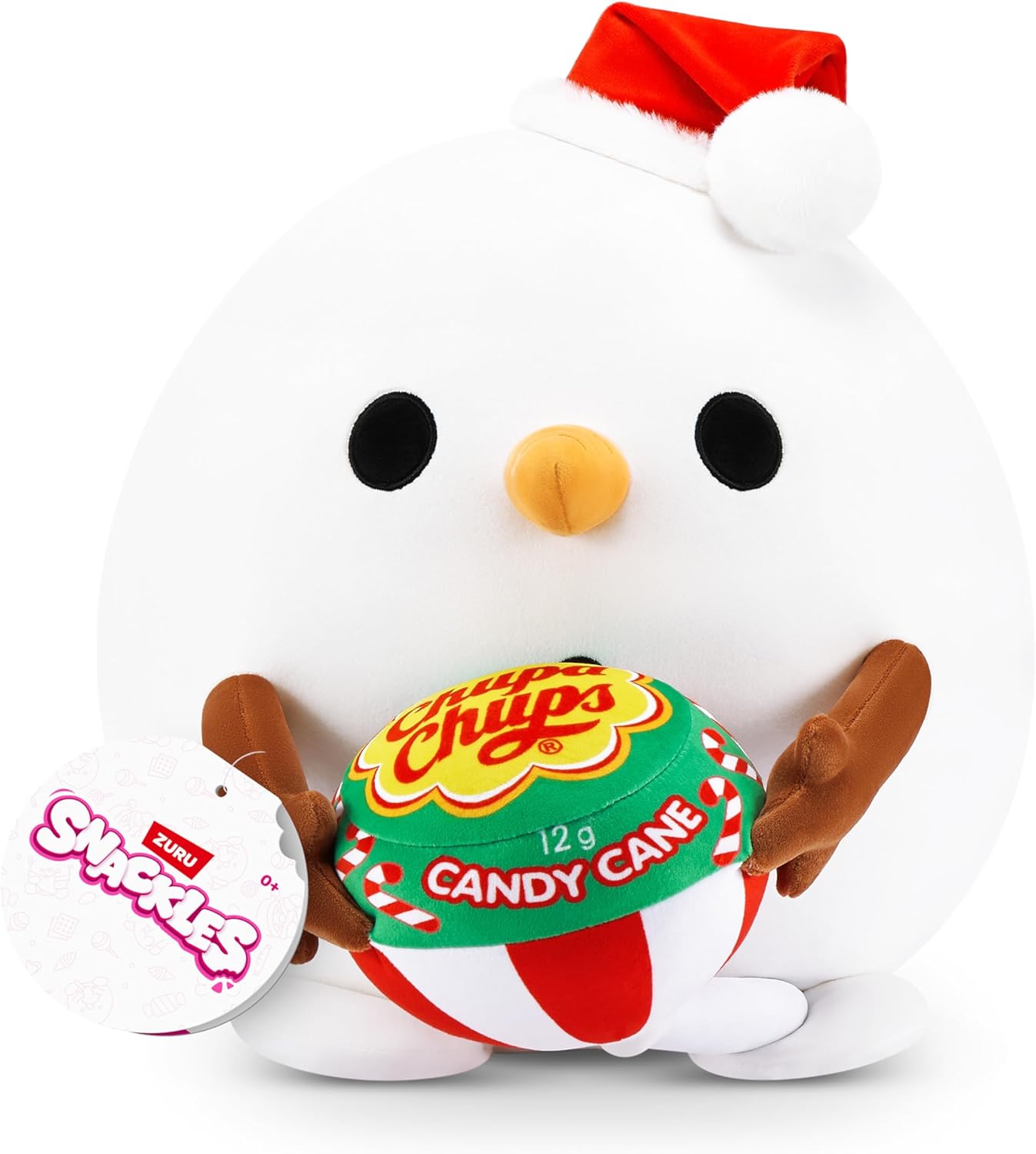 Snackles Christmas Snowman & Chupachups 14 Inch Plush by ZURU, Ultra ...