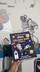The Ultimate Outer Space Coloring Book for kids ages 4-8: Planets ...