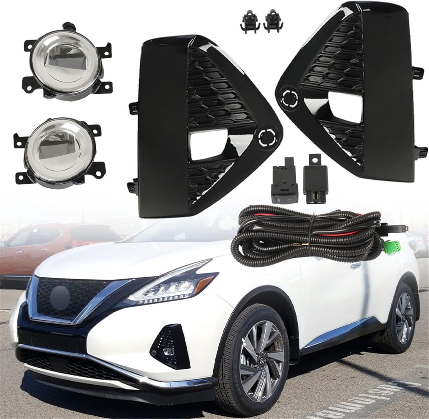 Amazon.com: labwork Left Driver & Right Passenger Sides Pair Fog Lights ...