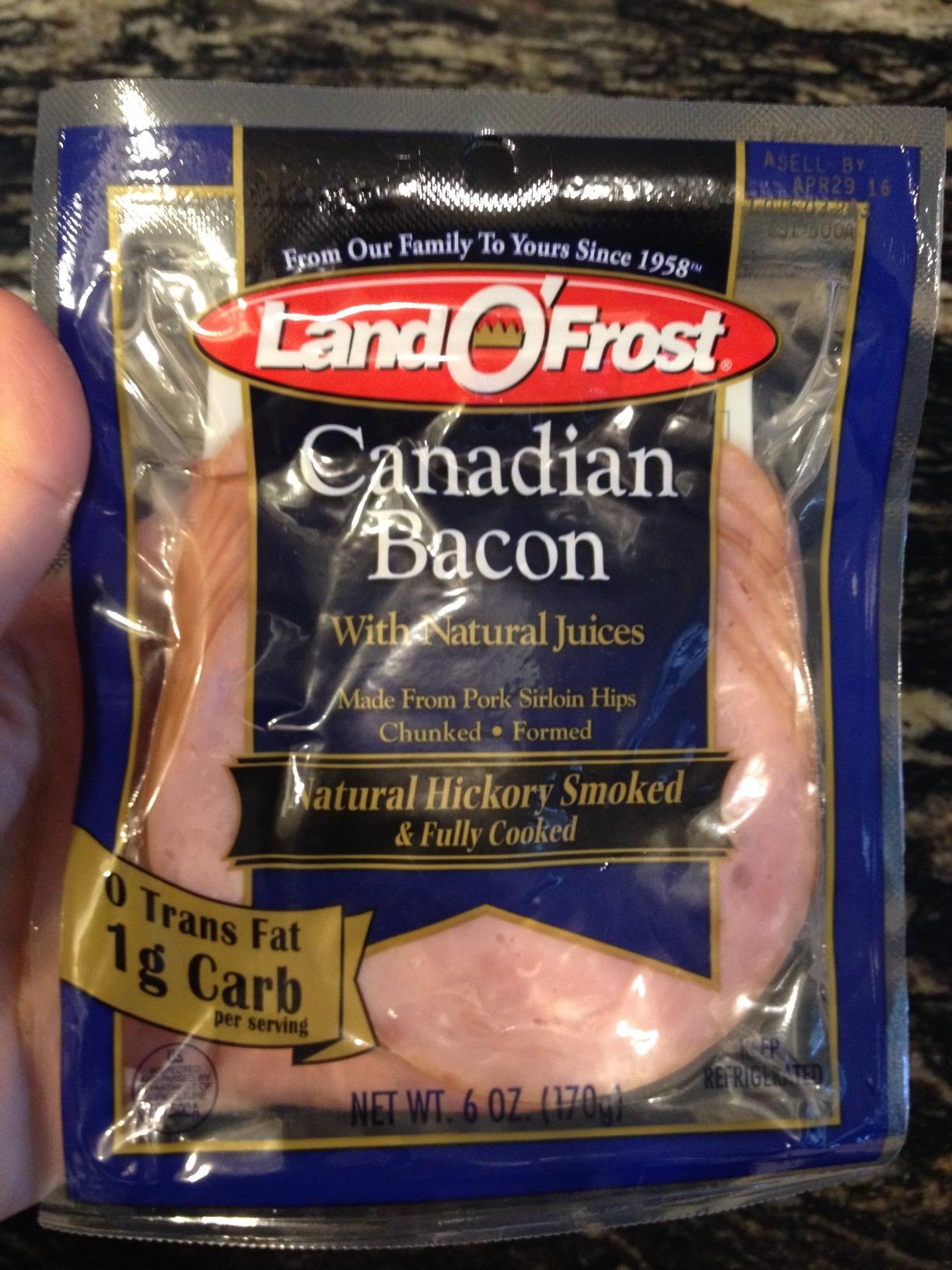 Amazon.com: Land O'Frost Premium Canadian Bacon Hickory Smoked Canadian ...