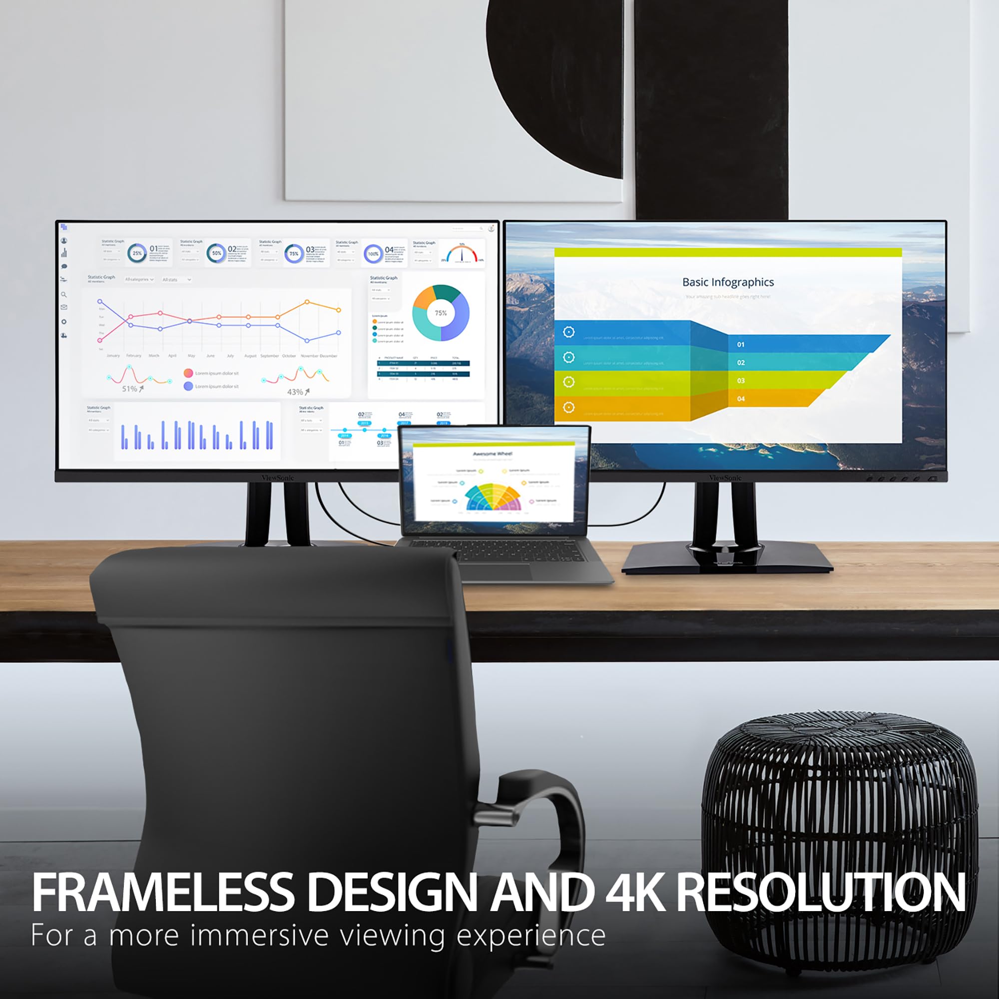 Snapklik.com : ViewSonic VP2756-4K 27 Inch 4K UHD IPS Ergonomic Monitor ...