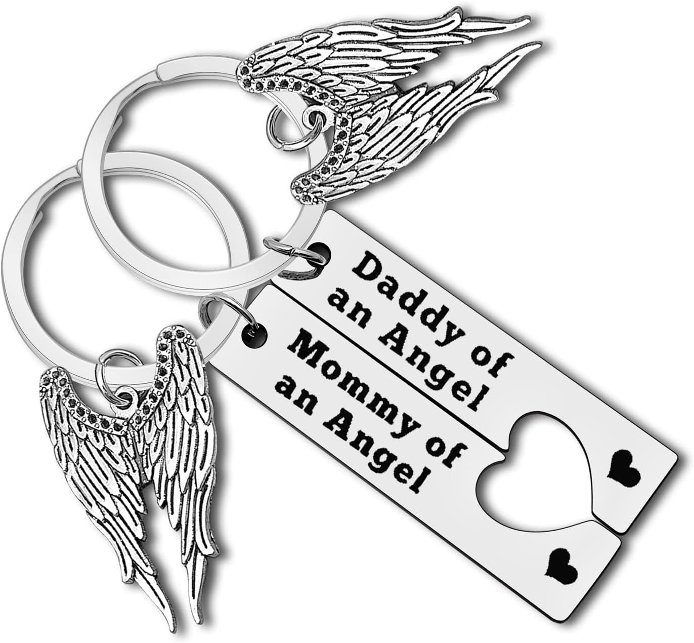 Loss Memorial Keyring Loss of Baby Sympathy Gift Mommy Daddy of an ...