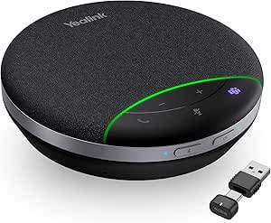 Amazon.com: Yealink SP92 Bluetooth Speakerphone with Dongle Conference Speaker and Microphone ...