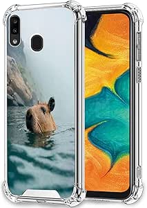 Amazon.com: DAFEI Transparent Phone Case for Samsung Galaxy A01 A10 A11 A20/30 A21 A31 A32 A41 ...