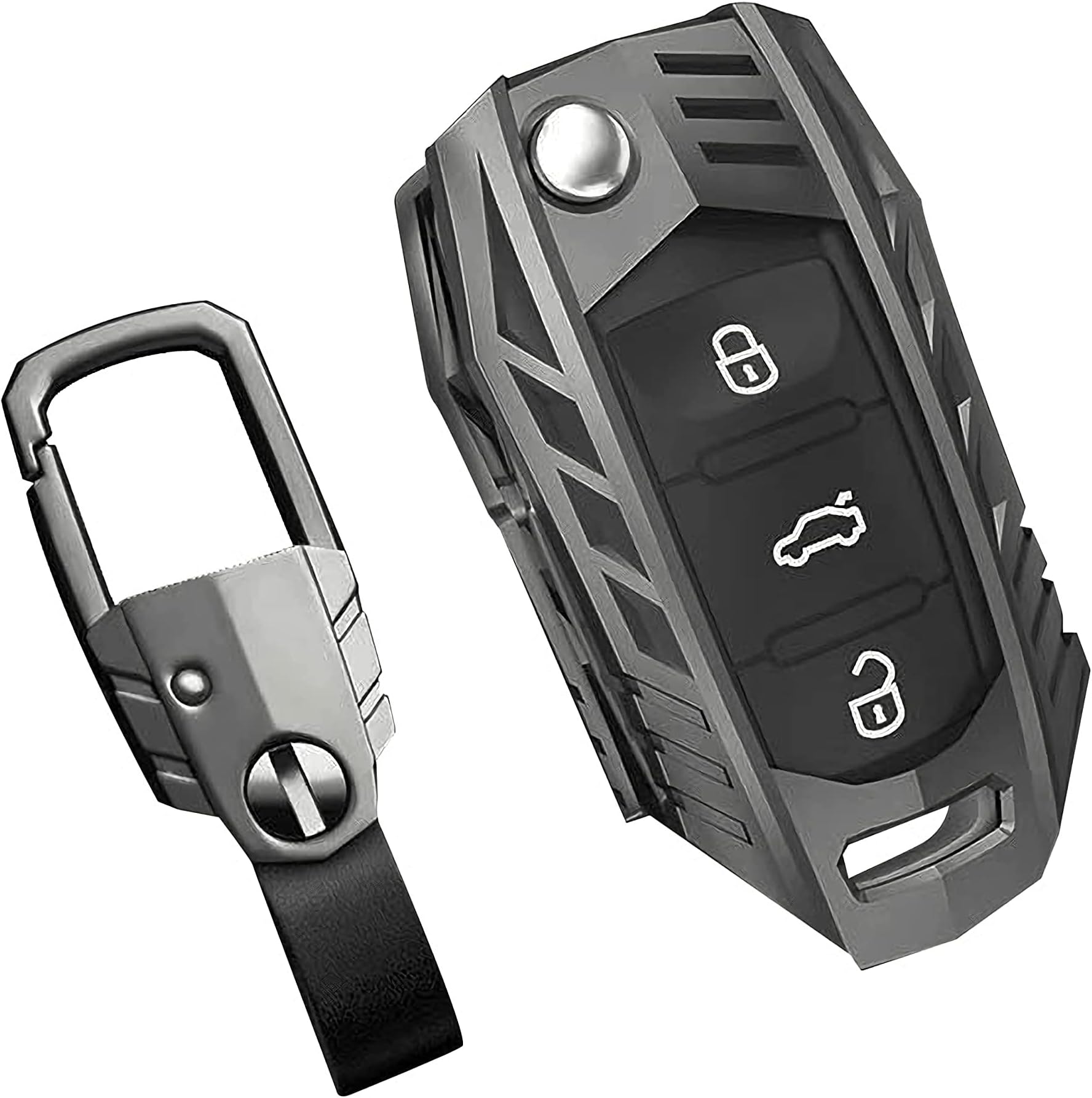 RXXR Car Key Case Compatible with VW, VW Golf Key Box, Key Cover for VW ...