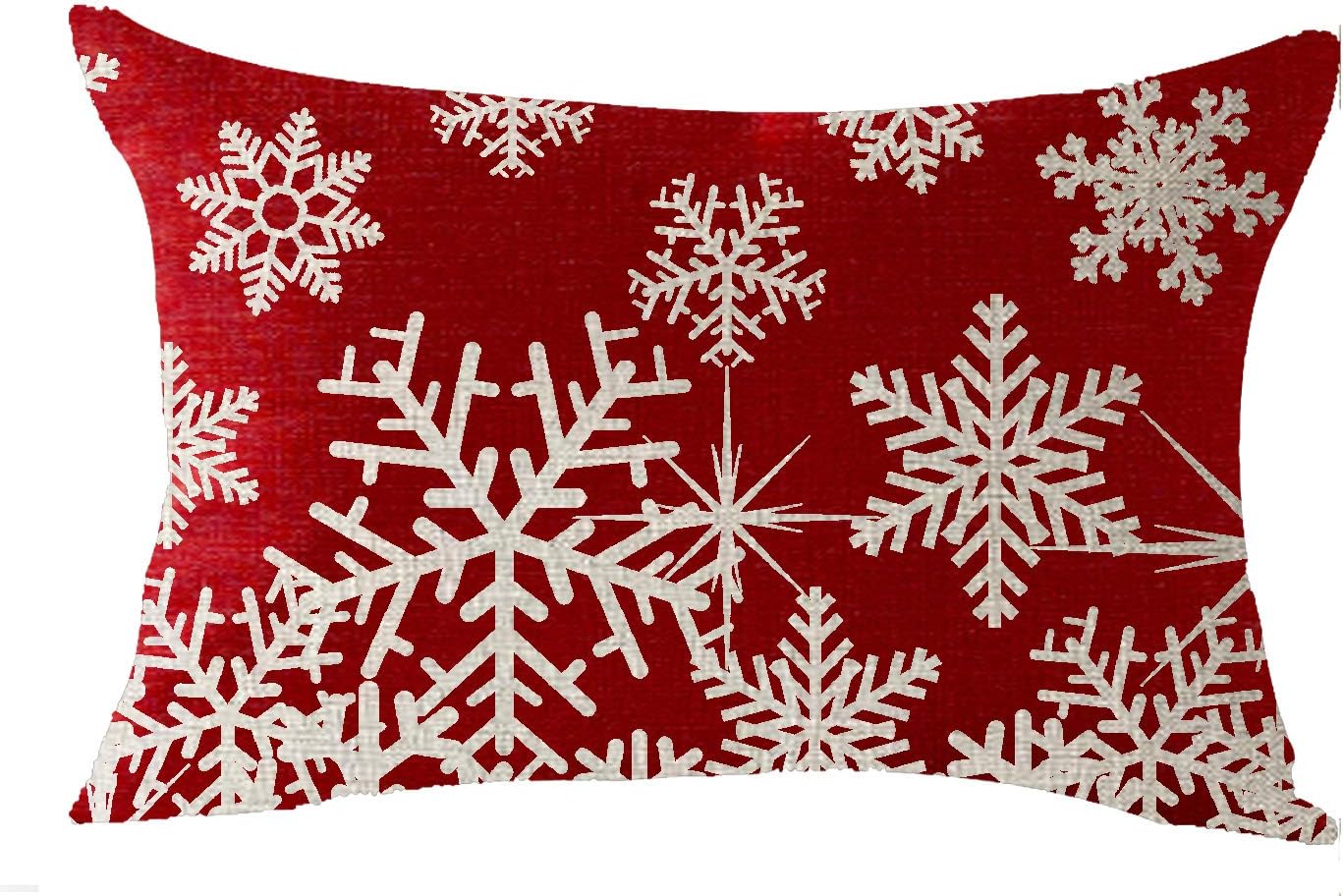 Amazon.com: FELENIW Happy Winter Snowflakes Merry Christmas Cotton ...