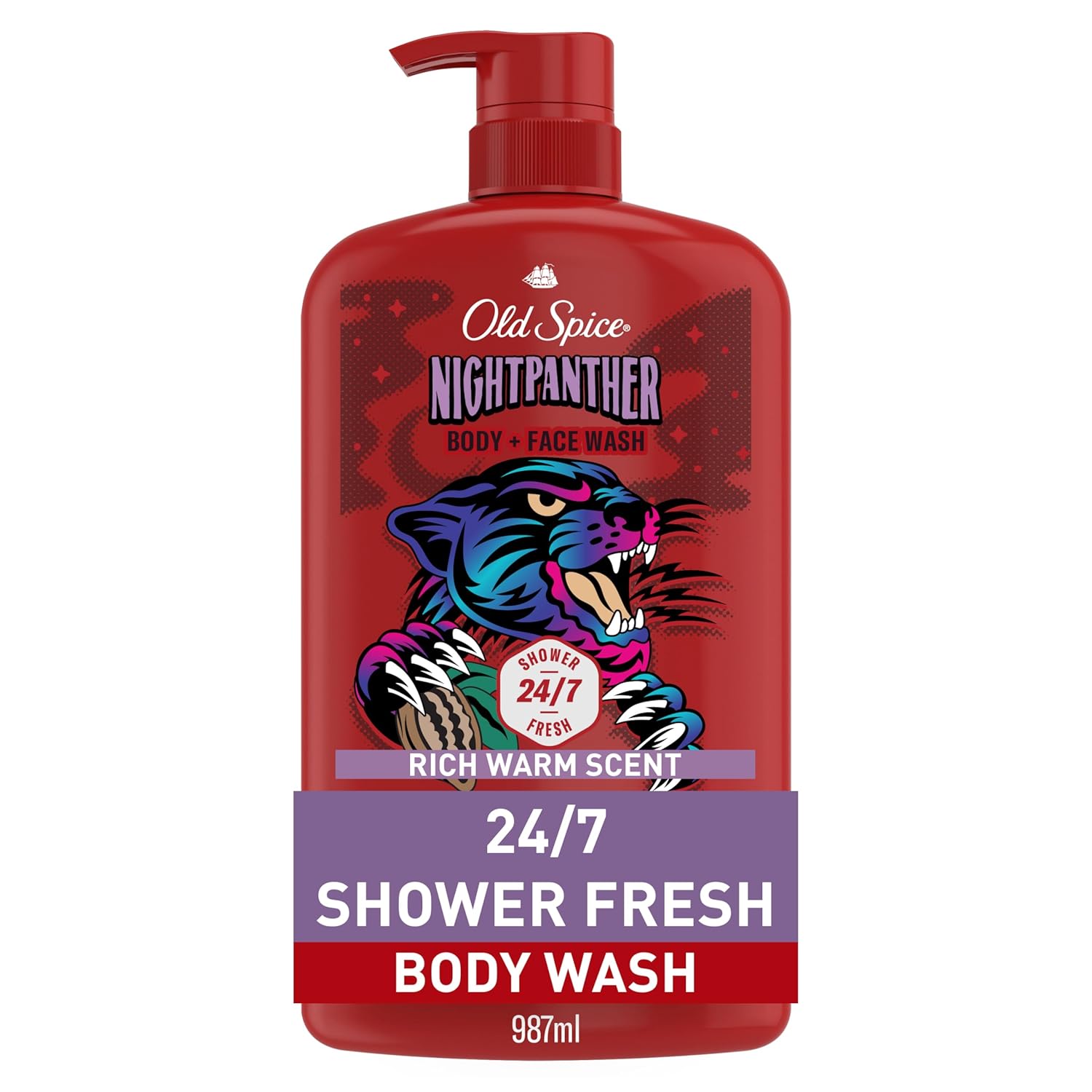 Amazon.com : Old Spice Cleansing Body Wash for Men, 3X Defense, 24/7 ...