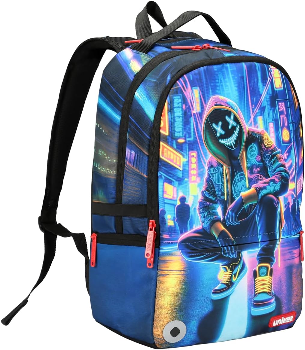 Amazon.com: UNIKER Travel Laptop Backpack,Graffiti Backpack for Work ...