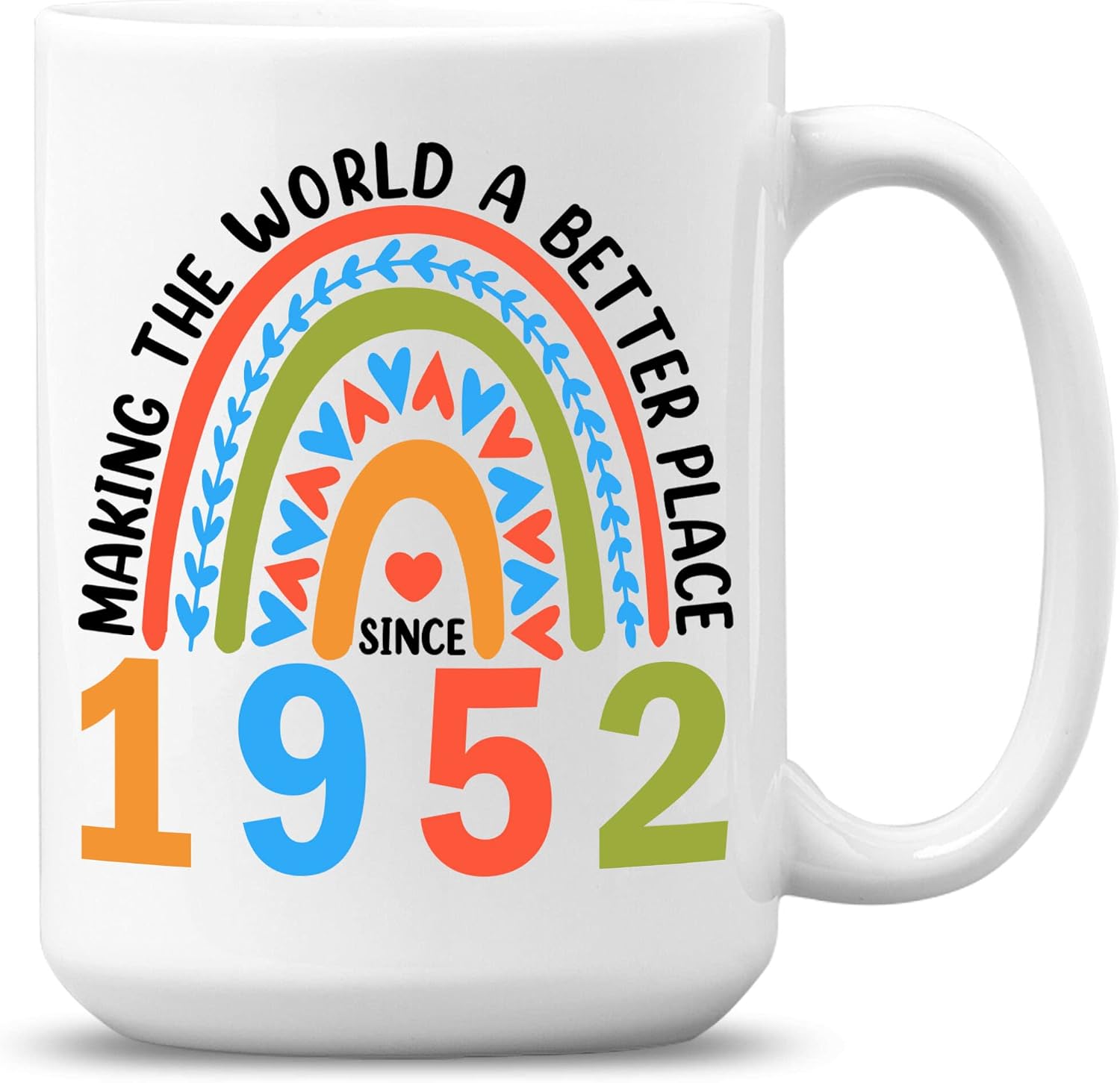 Amazon.com: Making The World A Better Place Since 1952 Coffee Mug, 1952 ...