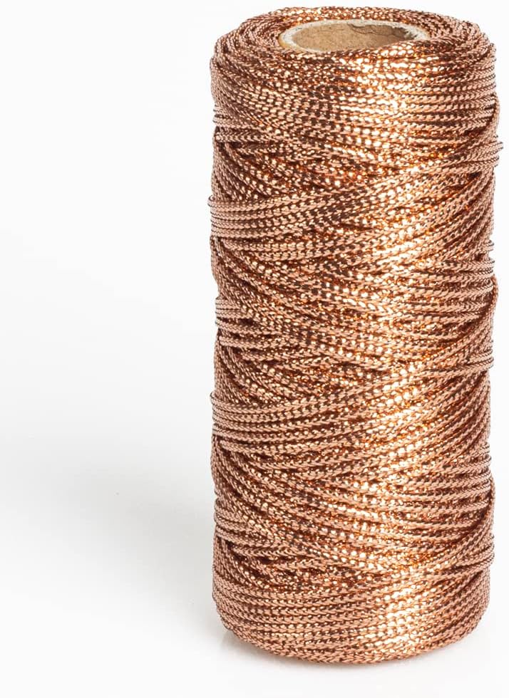 Amazon.com: Metallic Cord Tinsel String Rope for Christmas Ornament ...