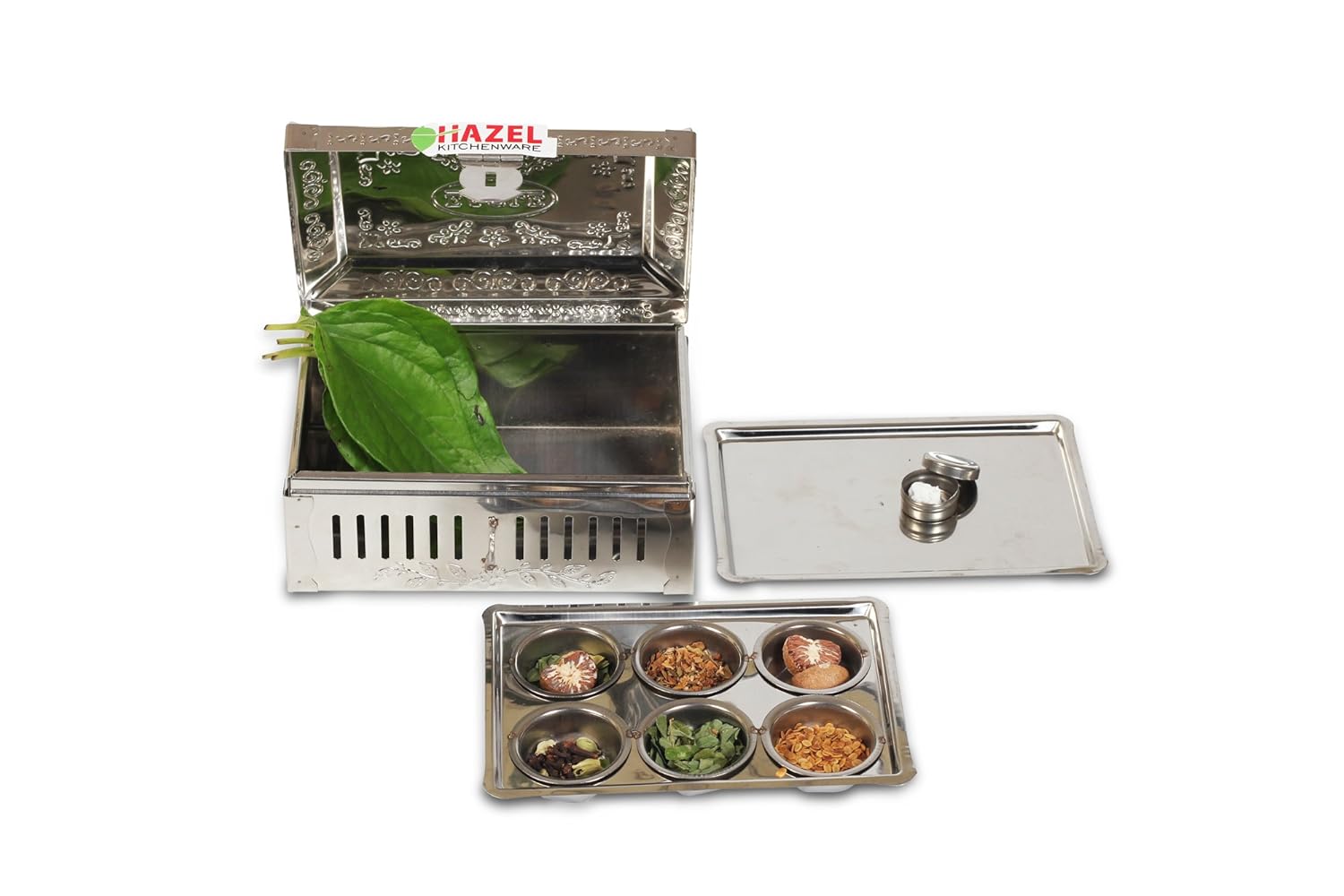 HAZEL Stainless Steel Pandan/Pan Masala Box