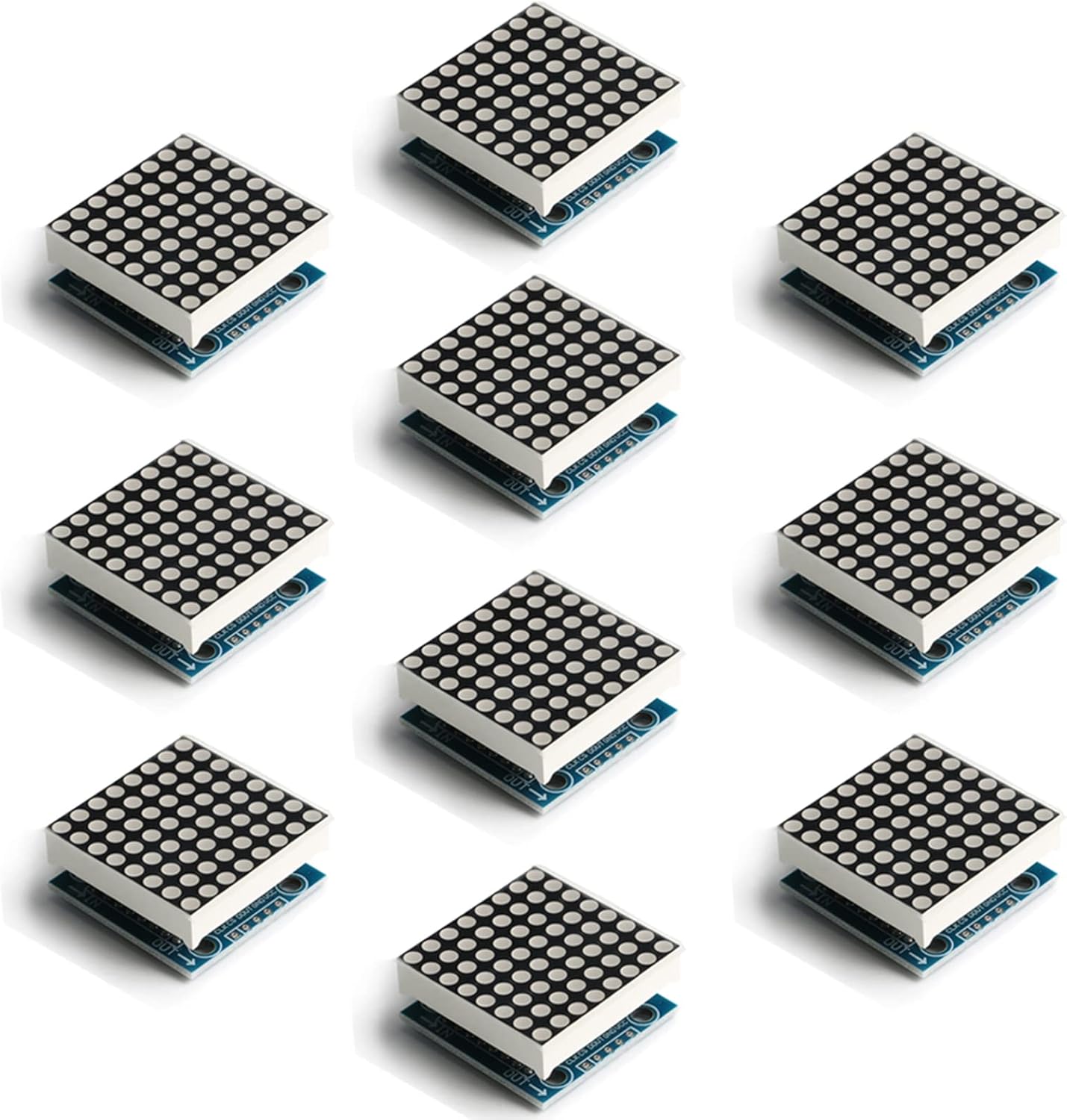 Amazon.com: EC Buying MAX7219 Dot Matrix Display - 10pcs SCM Control ...