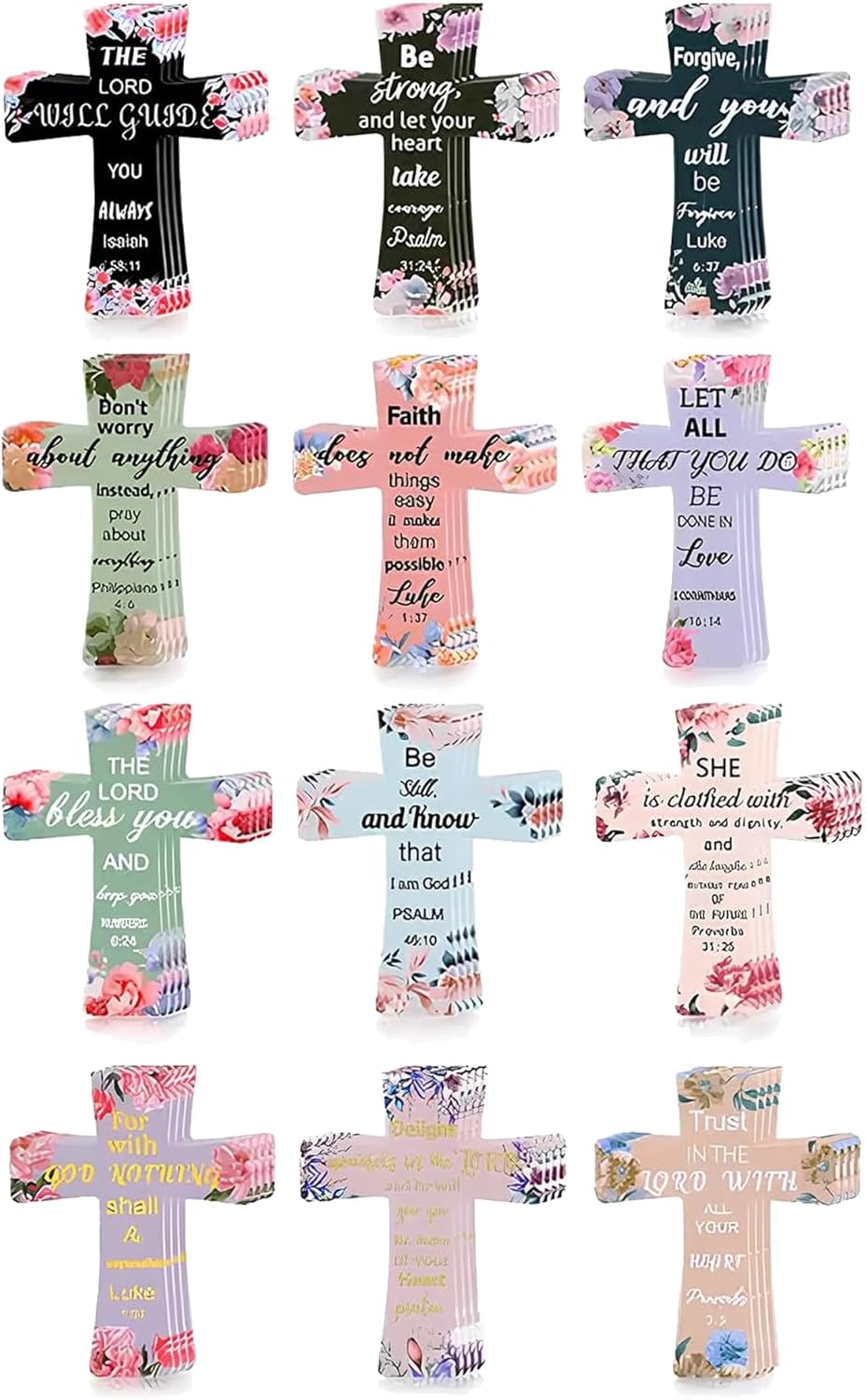 Amazon.com : Magnetic Cross Bookmarks, 12/16/24 Pcs Magnetic Cross ...