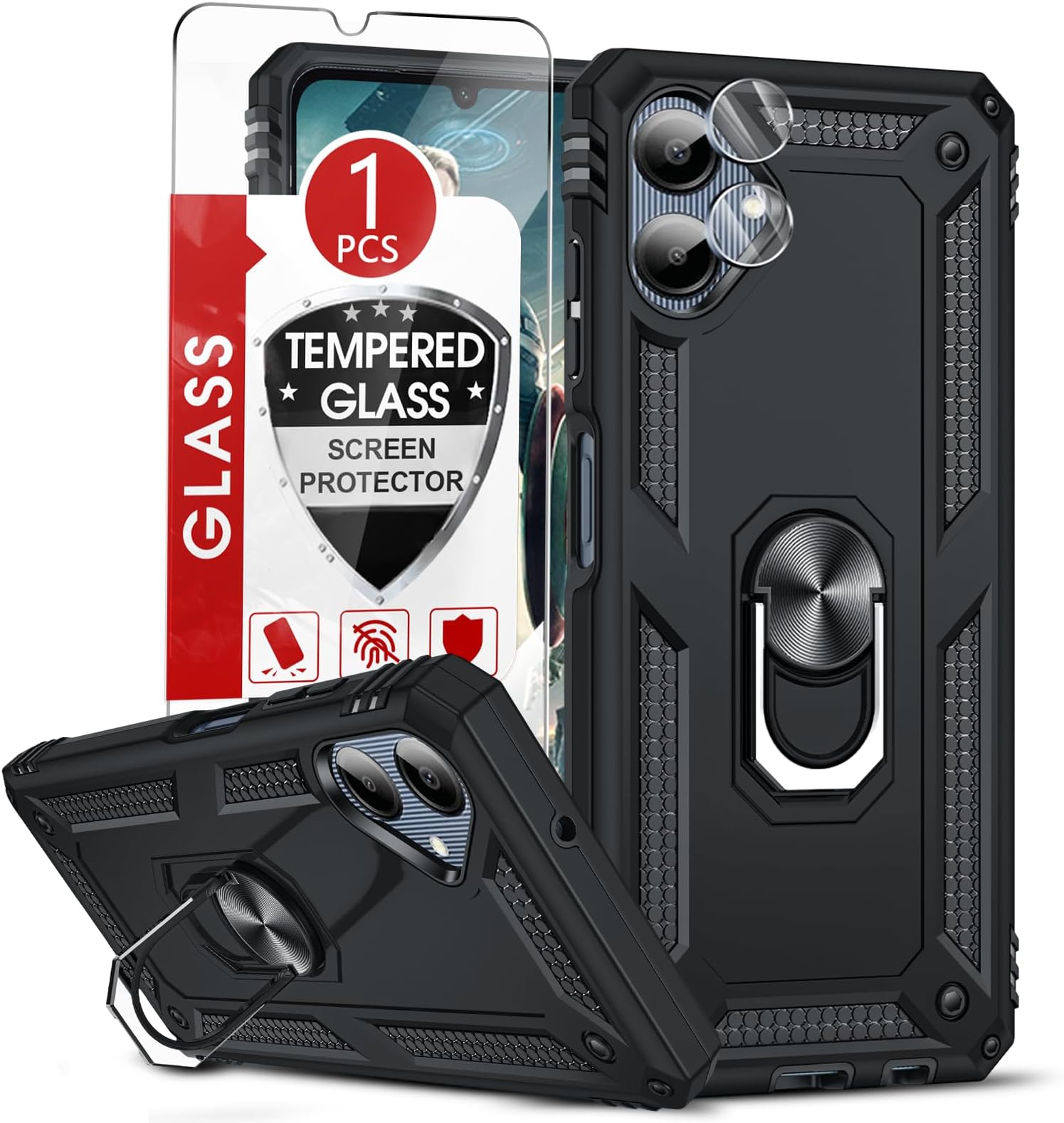 Amazon.com: LeYi for Samsung-A06 Case: Samsung Galaxy AO6 Phone Case ...