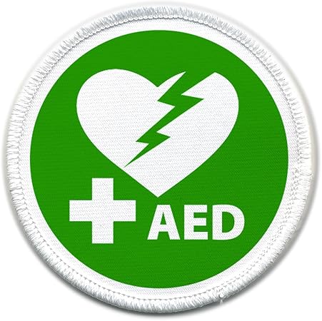 Amazon.com: Creative Clam Aed Defibrillator Certified 3 Inch Sew-on ...
