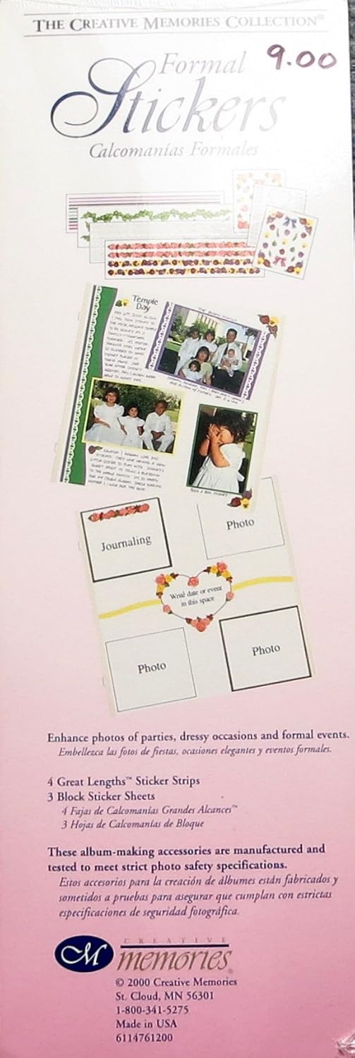 Amazon.com: Creative Memories Formal Stickers