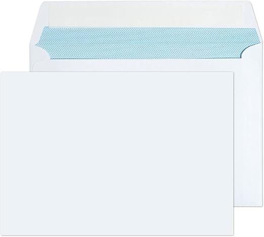 C5 / A5 White Peel & Seal Envelopes Pack of 30 : Amazon.co.uk ...