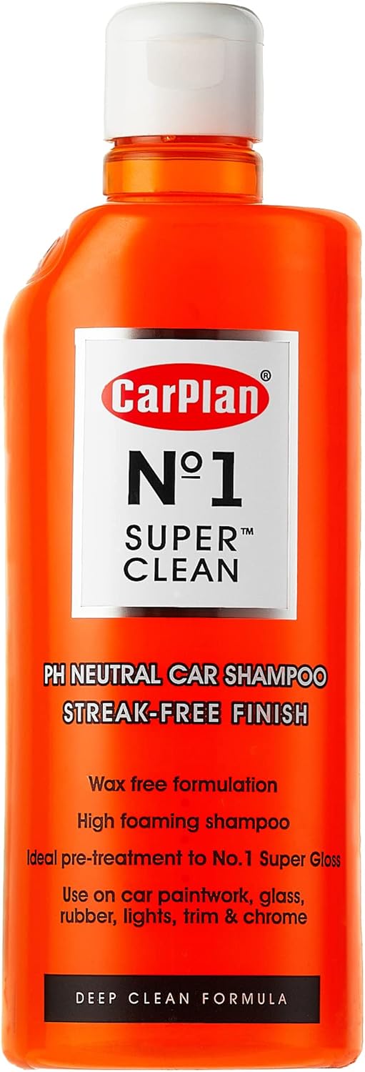 CarPlan No.1 Super Clean Car Shampoo, 600 ml : Amazon.co.uk: Automotive