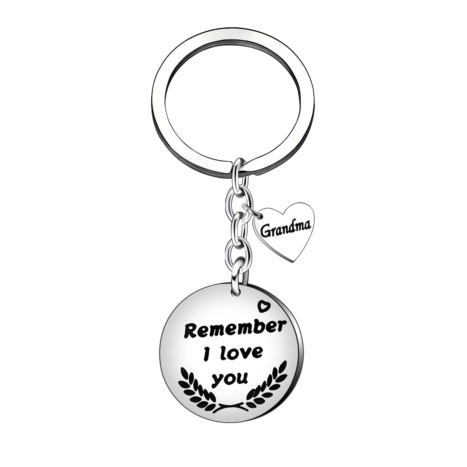 CAROMAY Grandmother Keychain Rings Family Birthday Gift Grandma ...