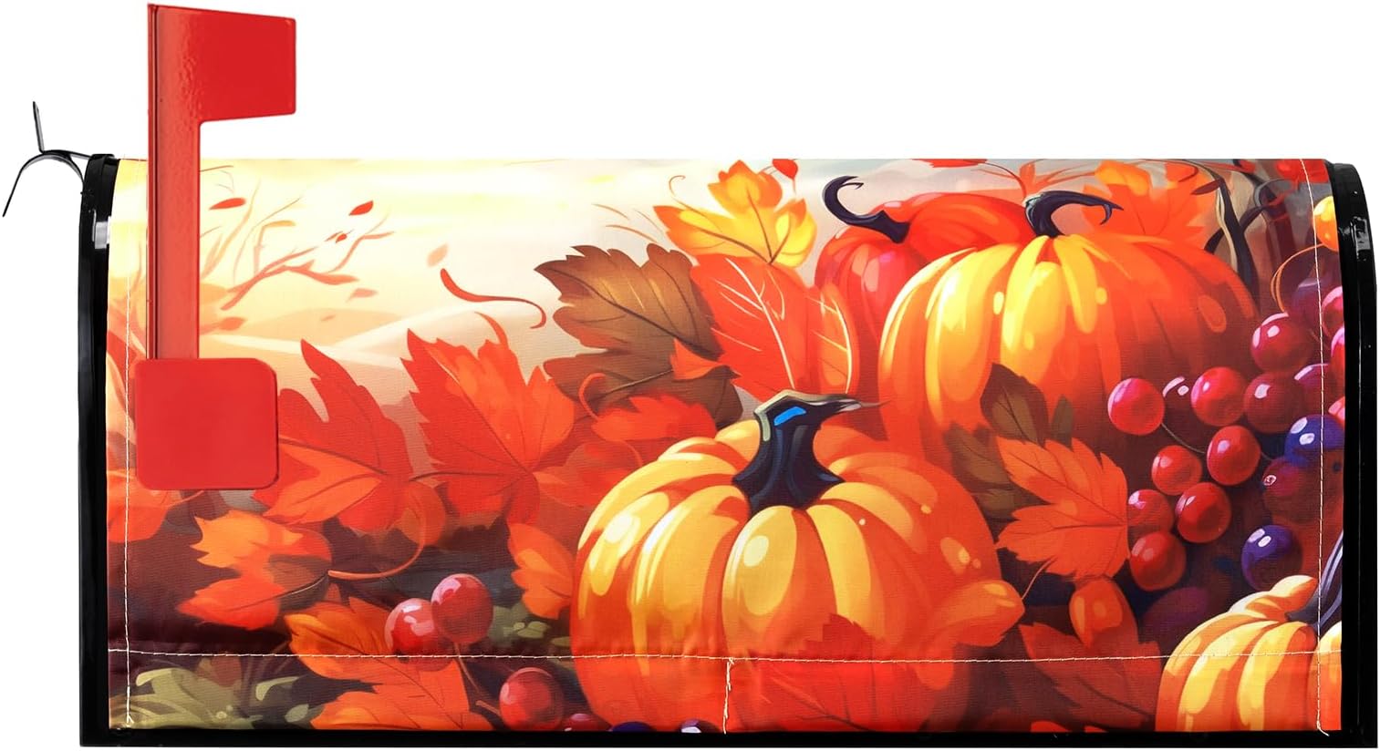 Amazon.com: Bawnhaw Fall Pumpkin Mailbox-Covers Magnetic Standard-Size ...