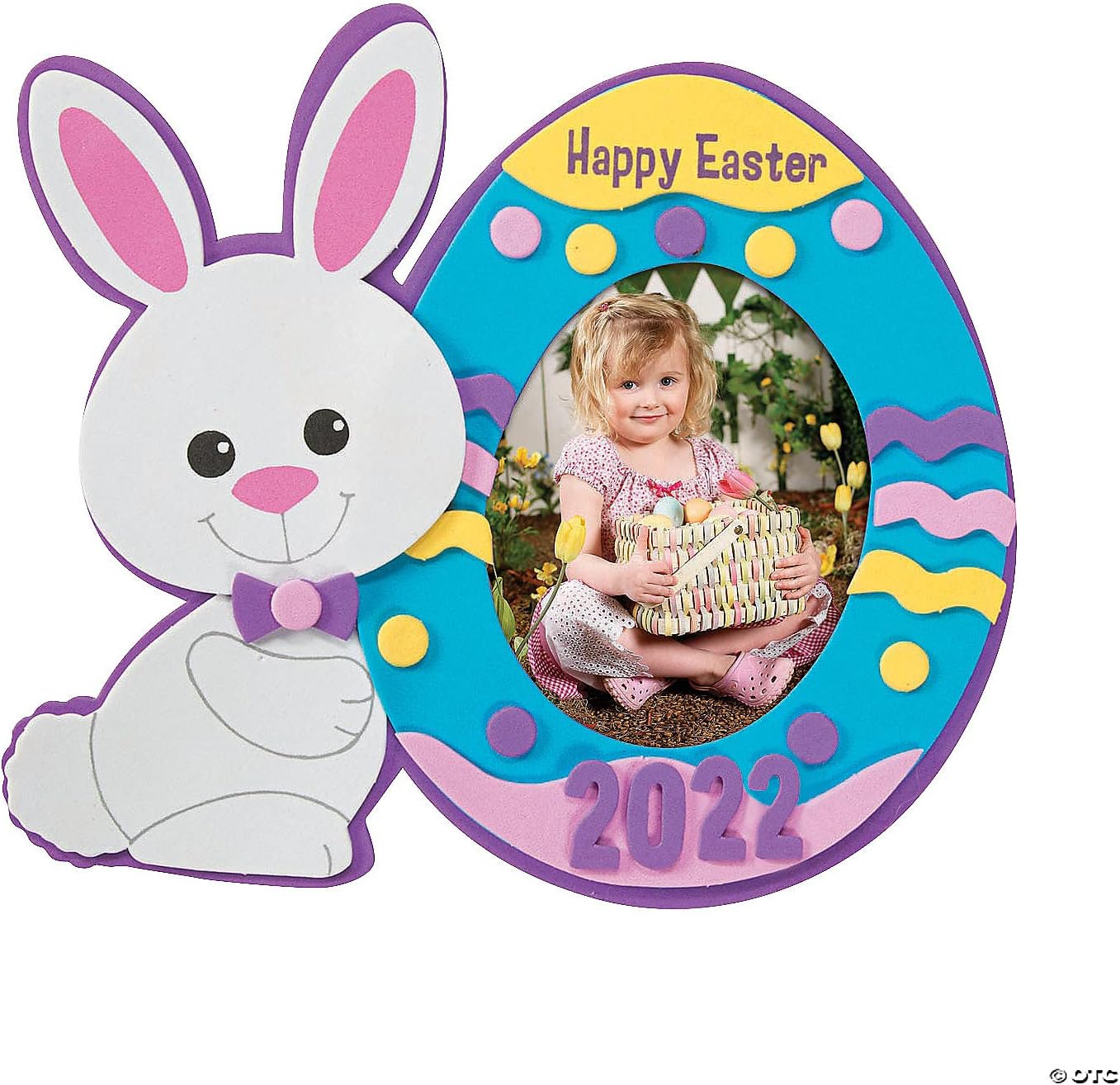 Amazon.com: Dated Foam Easter Picture Frame Craft Kit -12 - Crafts for ...