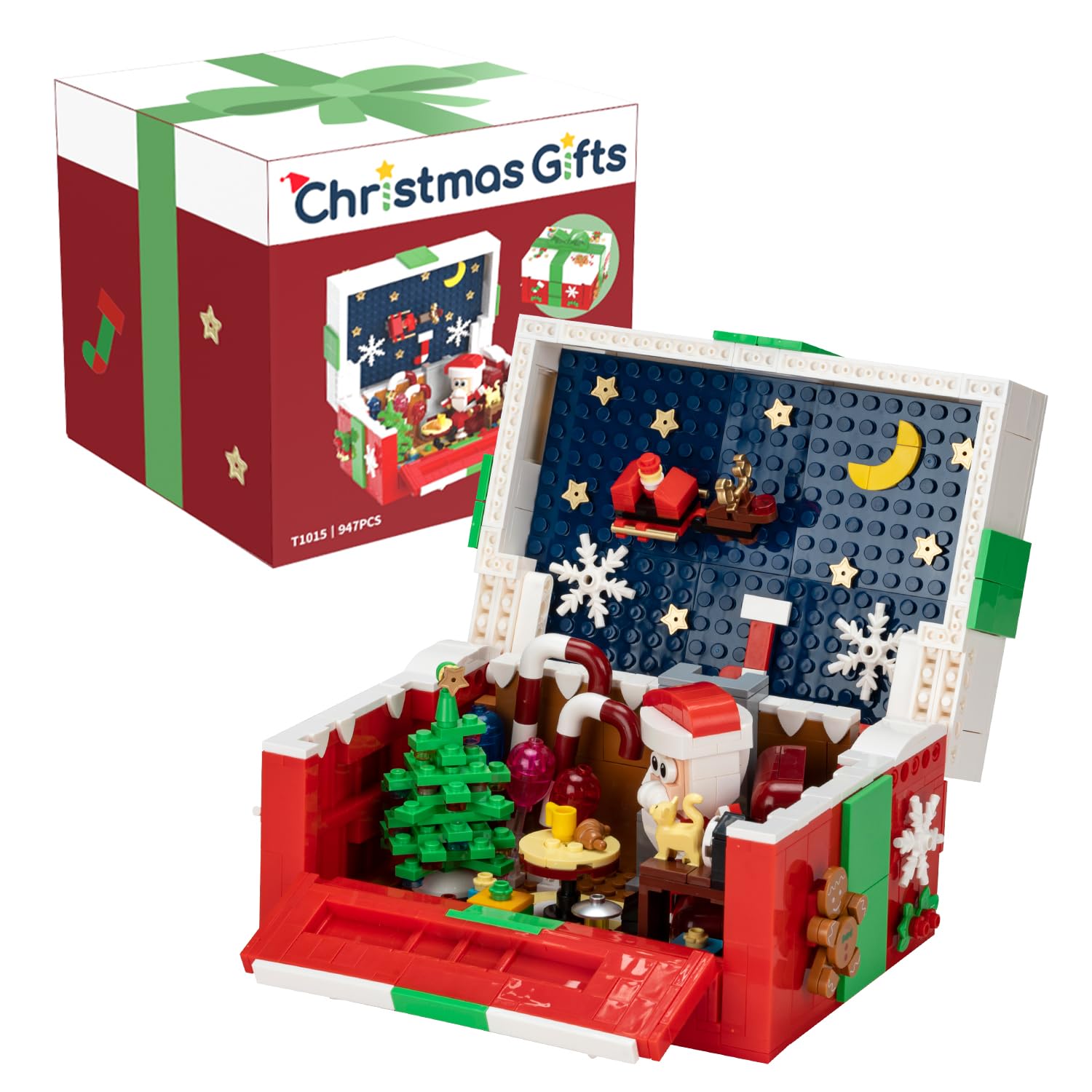 Amazon.com: UNCLE BRICK Advent Calendar 2024 Christmas Block Toys ...