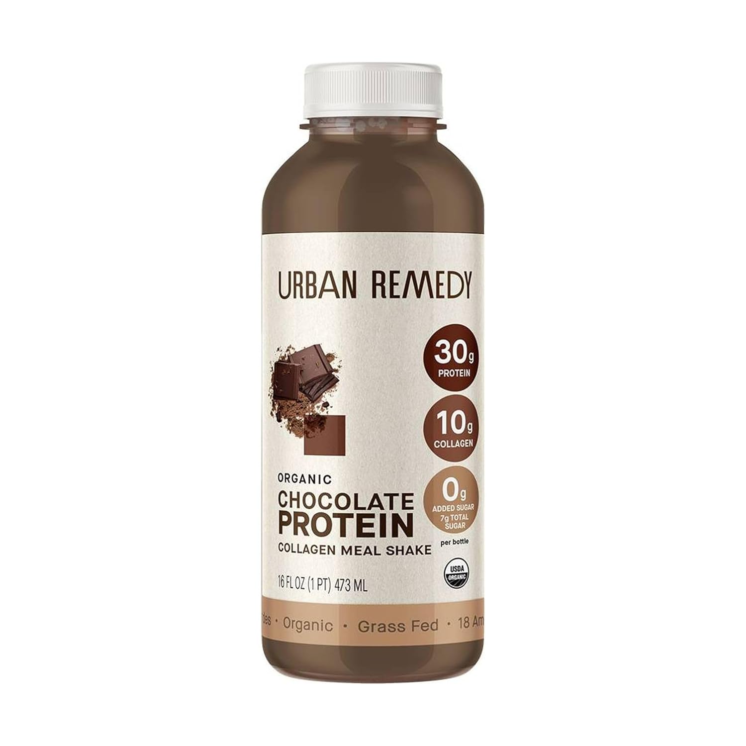 Amazon.com : Urban Remedy Organic Chocolate Protein Collagen Meal Shake ...
