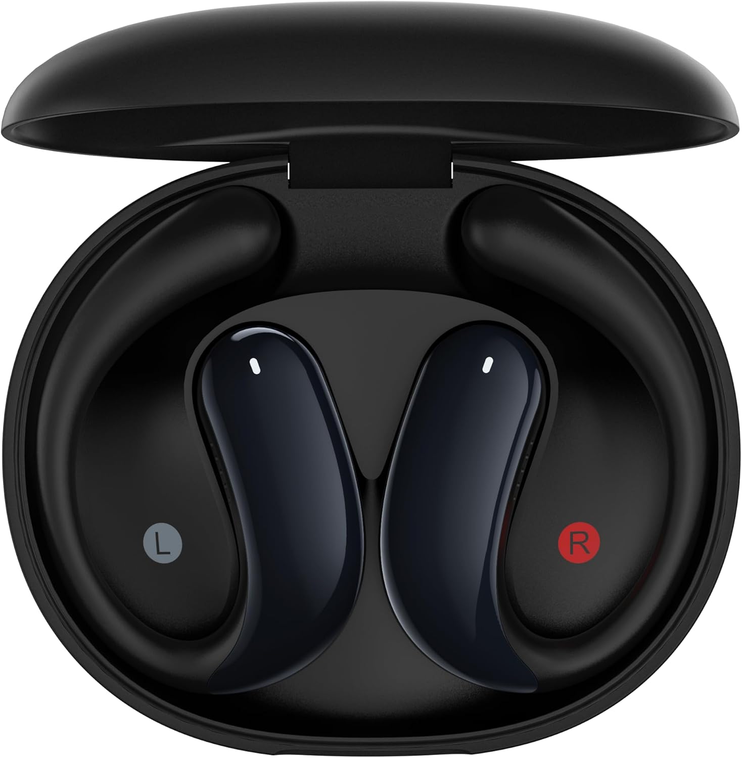 Infinix-ZLOOP 4 (XEO4G)- Black, BT V6.0 Open-ear Earbuds, Clear Calls ...