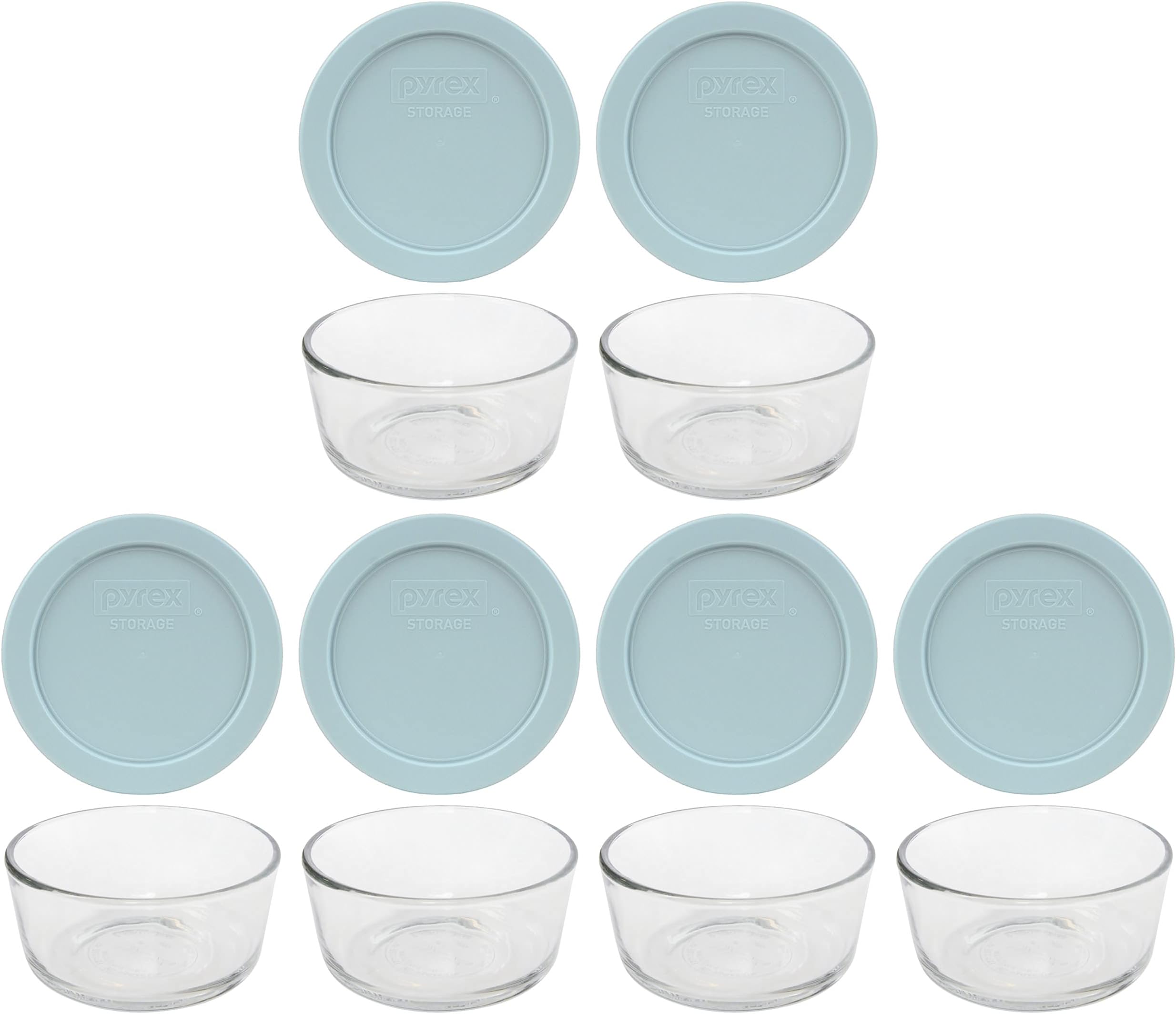 Amazon.com: Pyrex Simply Store 8-Piece Glass Food Storage Set (4 ...