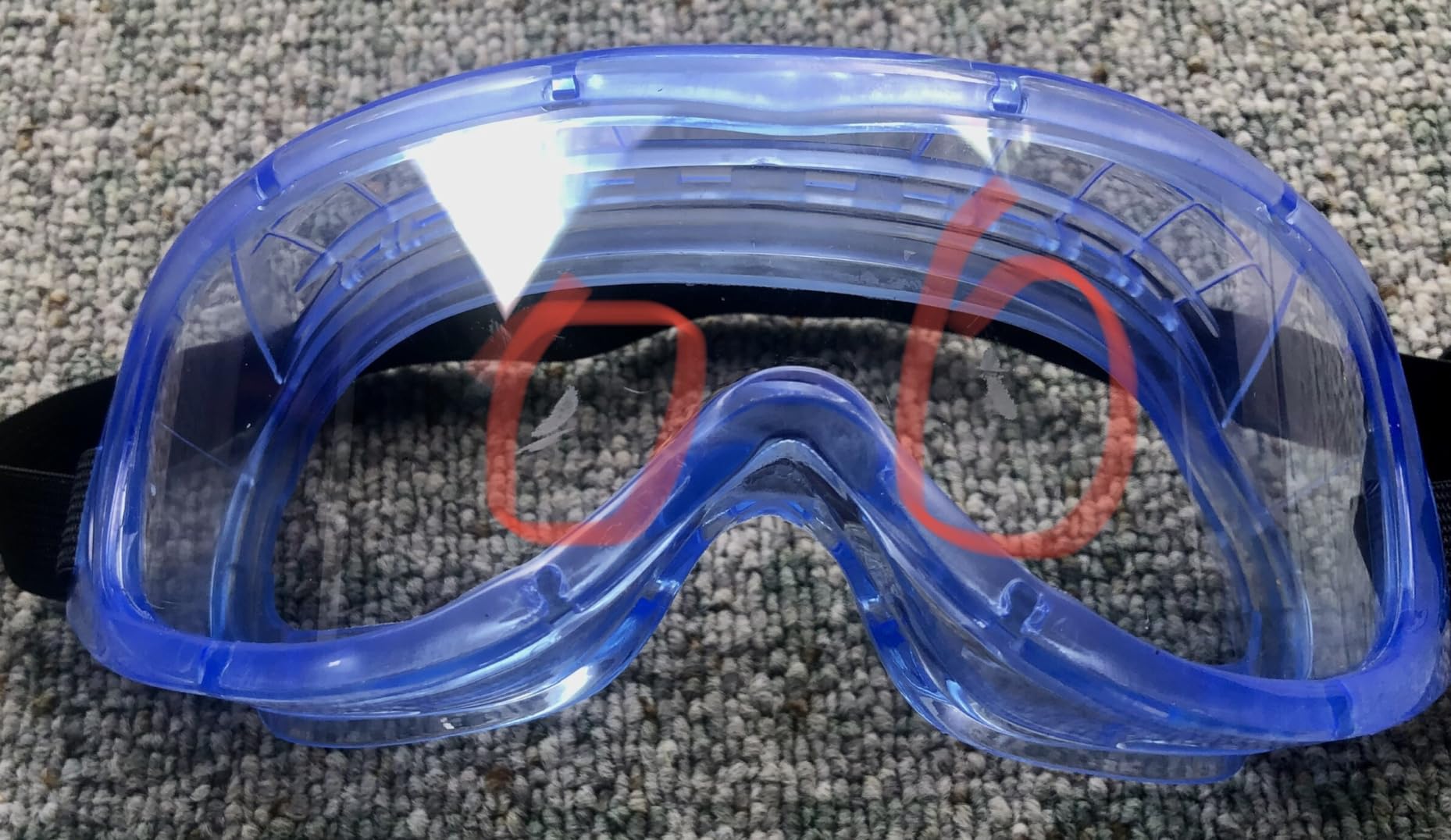 TR Industrial Anti-Fog Approved Wide-Vision Lab Safety Goggle ANSI Z87 ...