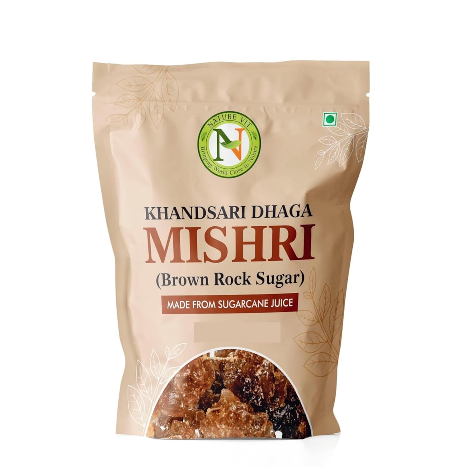 NatureVit Khandsari Dhaga Mishri 5 Kg | Pure Threaded Rock Sugar ...
