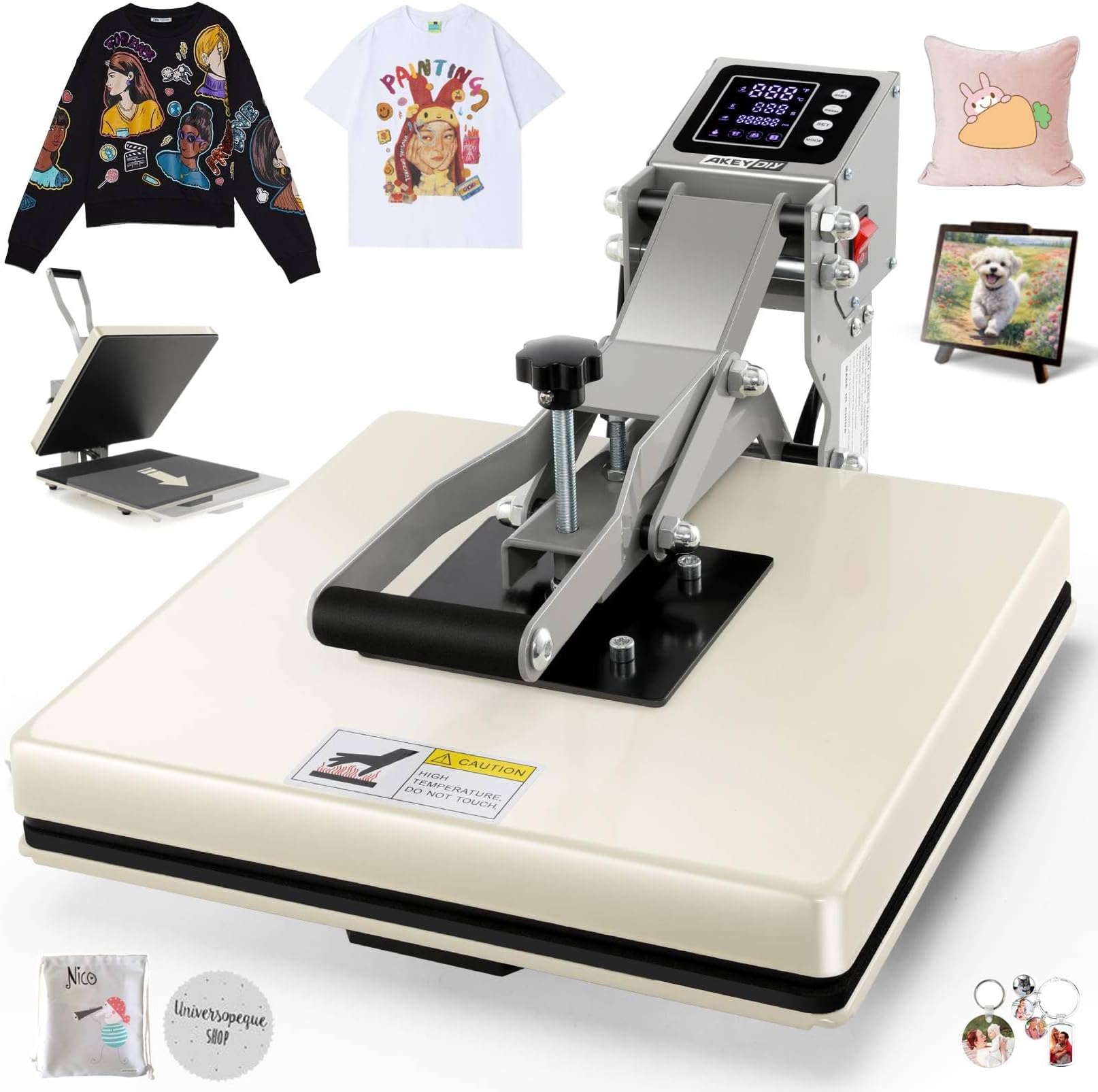 Amazon.com: ePhotoInc Digital T Shirt Heat Press Machine Industrial ...