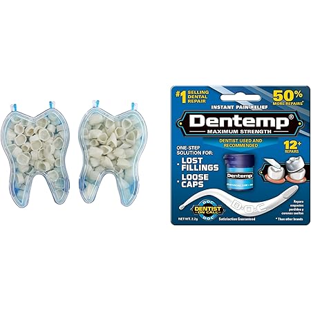 Amazon.com: 100 PCS Mixed Dental Temporary Crown Kit Anterior Front ...