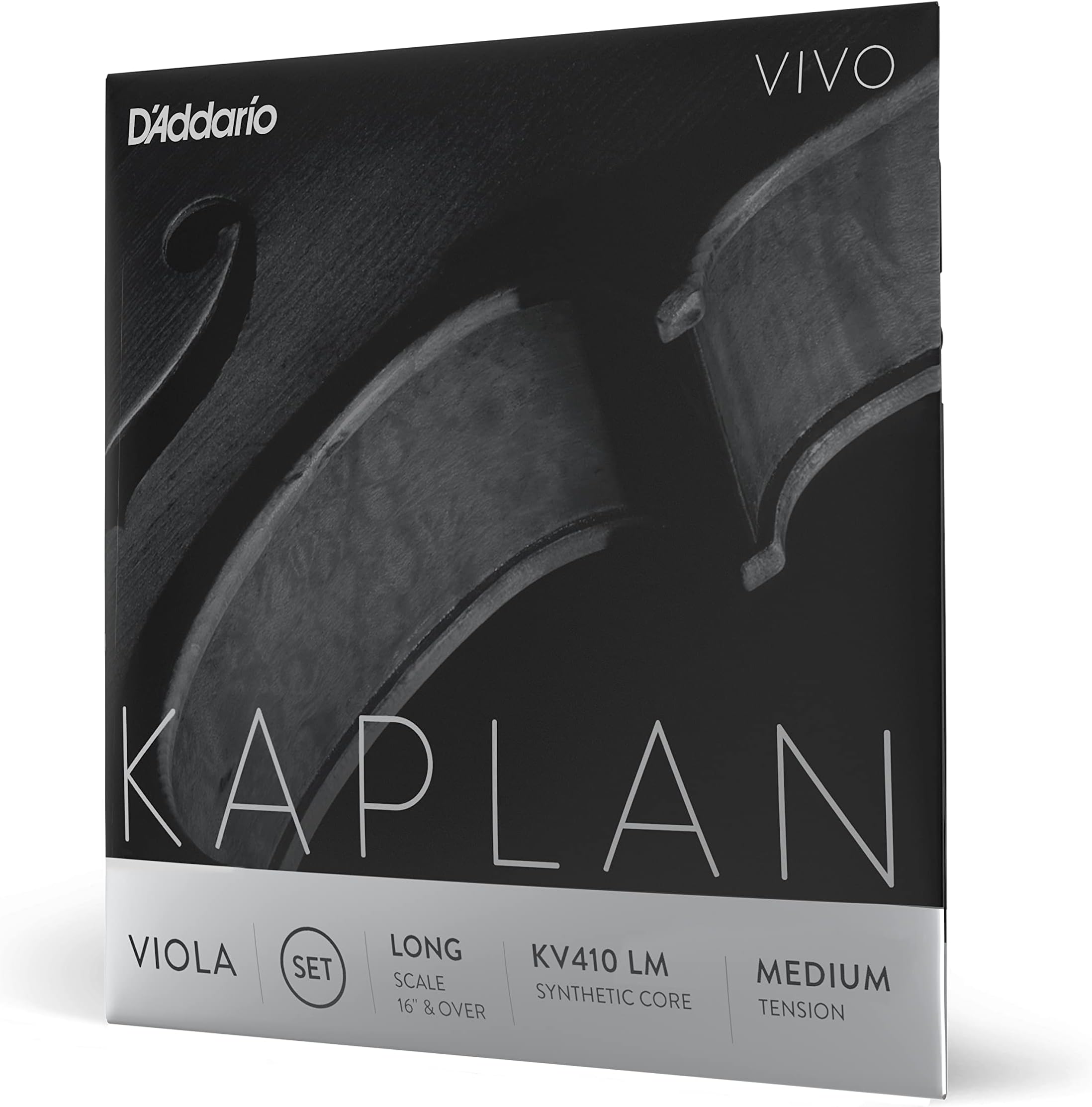 Amazon.com: D'Addario Kaplan Vivo Viola Strings - Full Set - KV410 LM ...