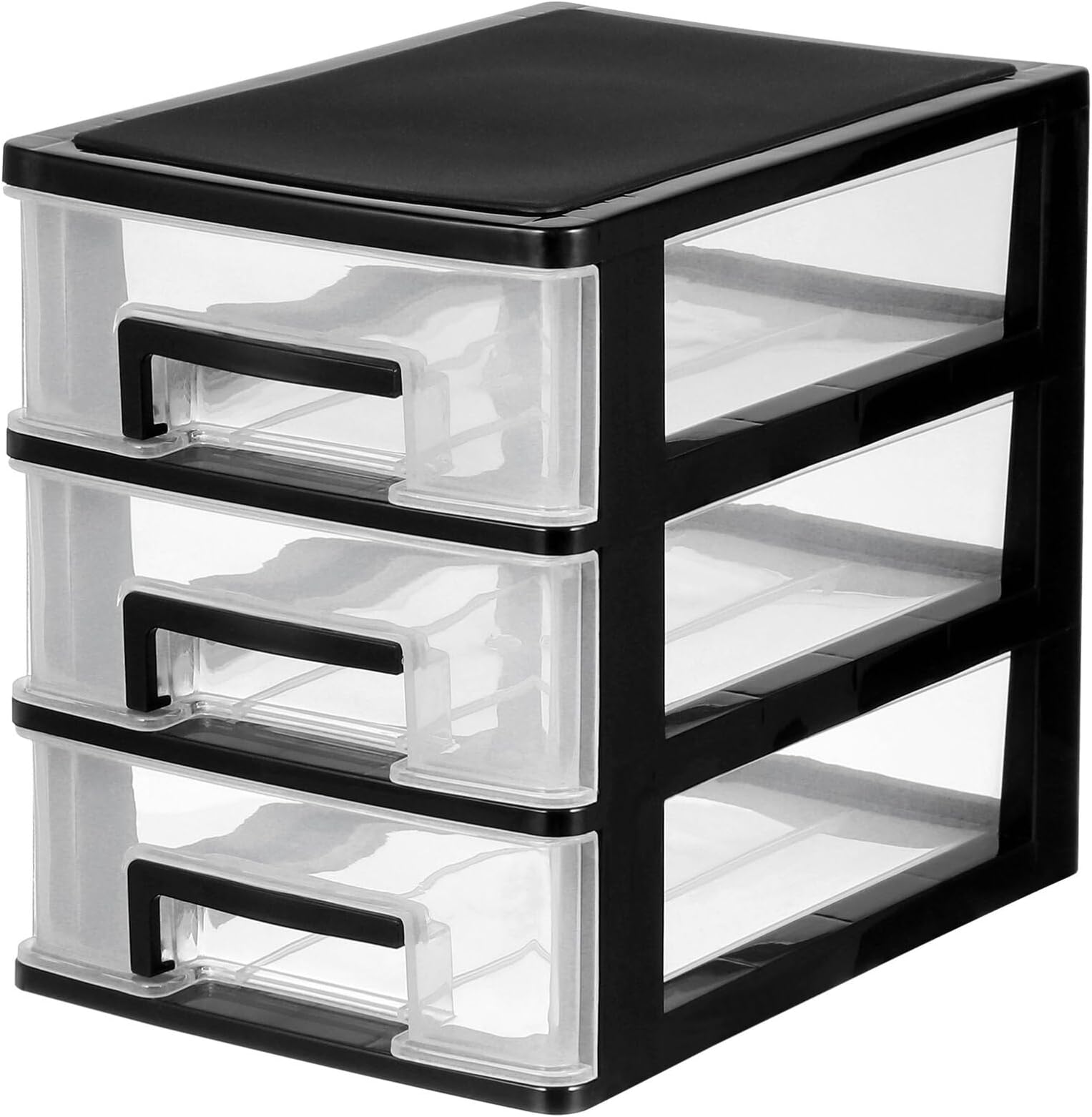 Amazon.com: IRIS Small Desktop Drawer System, 1 Pack, Black : Office ...