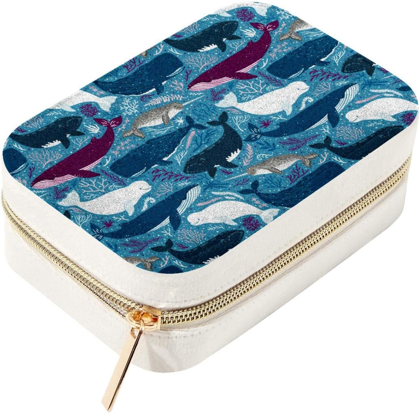 Amazon.com: Whale shark Sea Travel Jewelry Box Small Organizer Storage ...