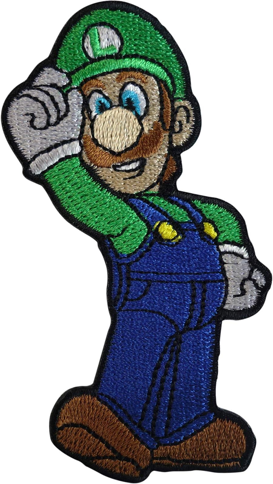 Mario and Luigi Brothers Embroidered Patch Motif Iron Or Sew on Kids ...
