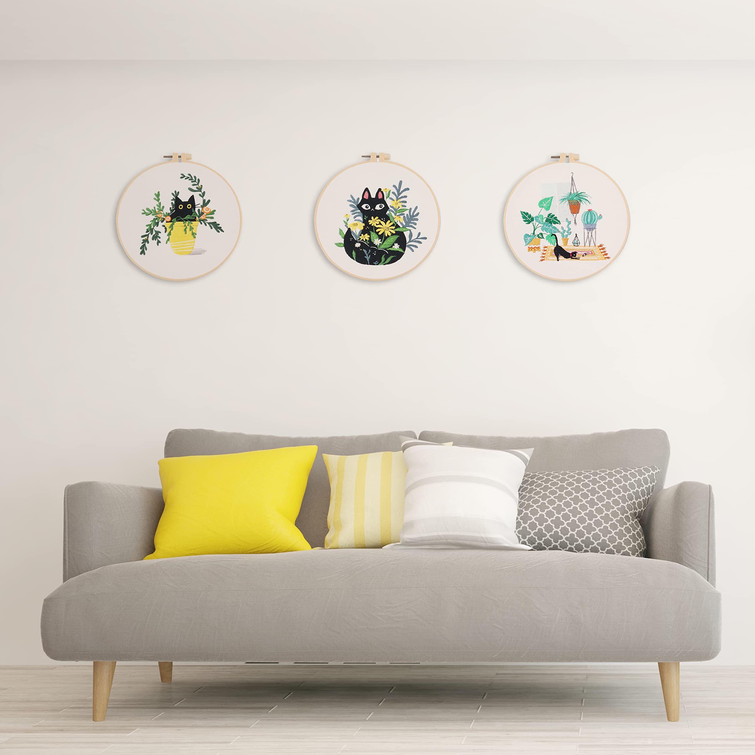 Set broderie, WALALLA, 20 cm, Multicolor - eMAG.ro