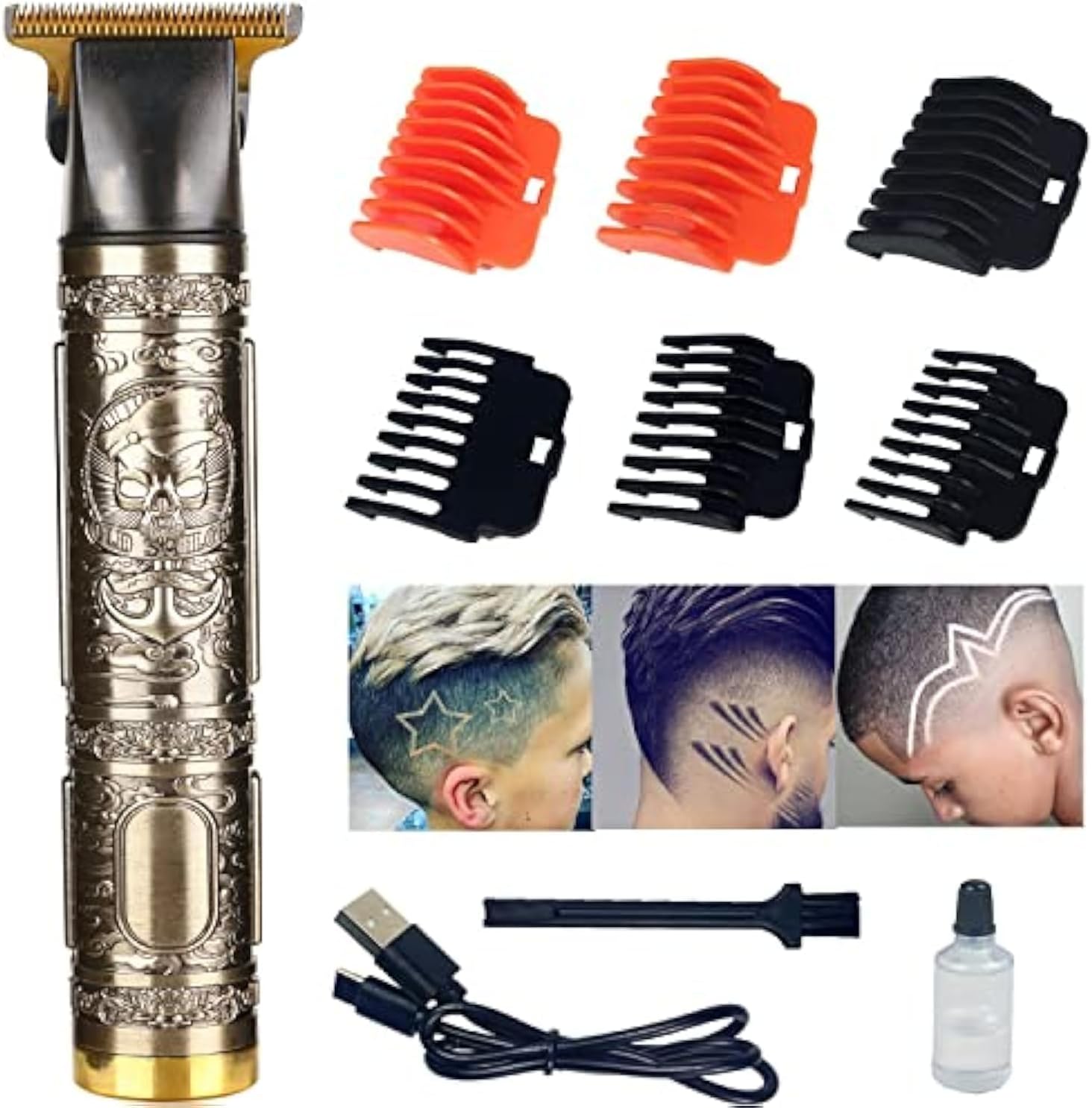 Amazon.com: T9 USB Electric Hair Cutting Machine Rechargeable New Hair ...