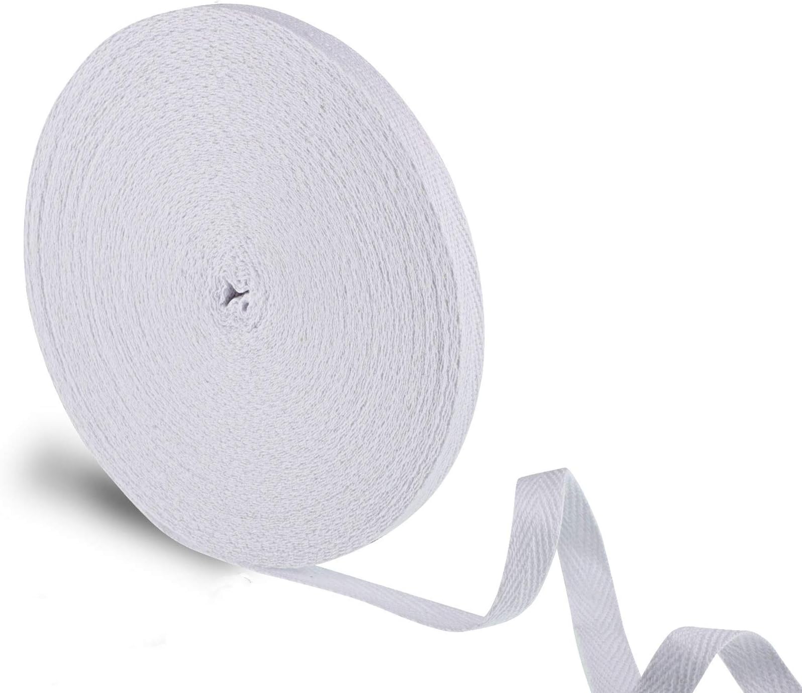 Amazon.com: Twill Tape Ribbon Soft Natural Twill Tape Herringbone ...