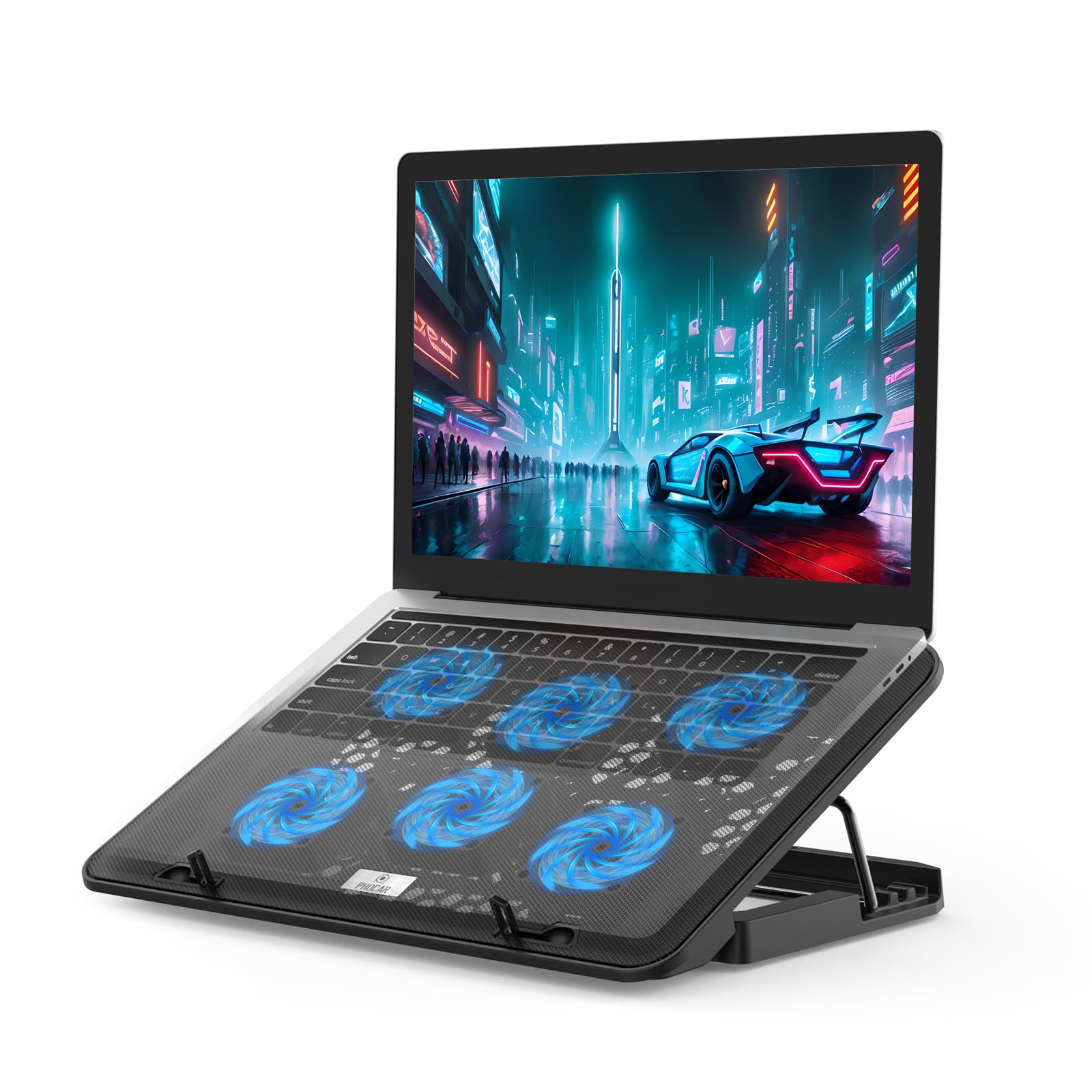 Buy PHOCAR Laptop Cooling Pad for MacBook, Adjustable Laptop Stand with ...