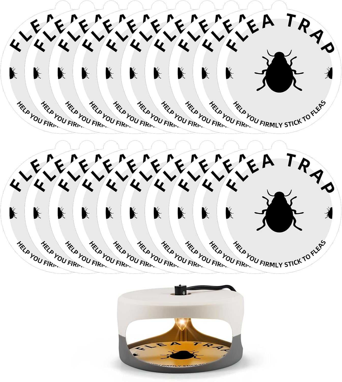 Amazon.com : Flea Trap Refill Discs Sticky Pads 20Pcs 7.1 in Mosquito ...