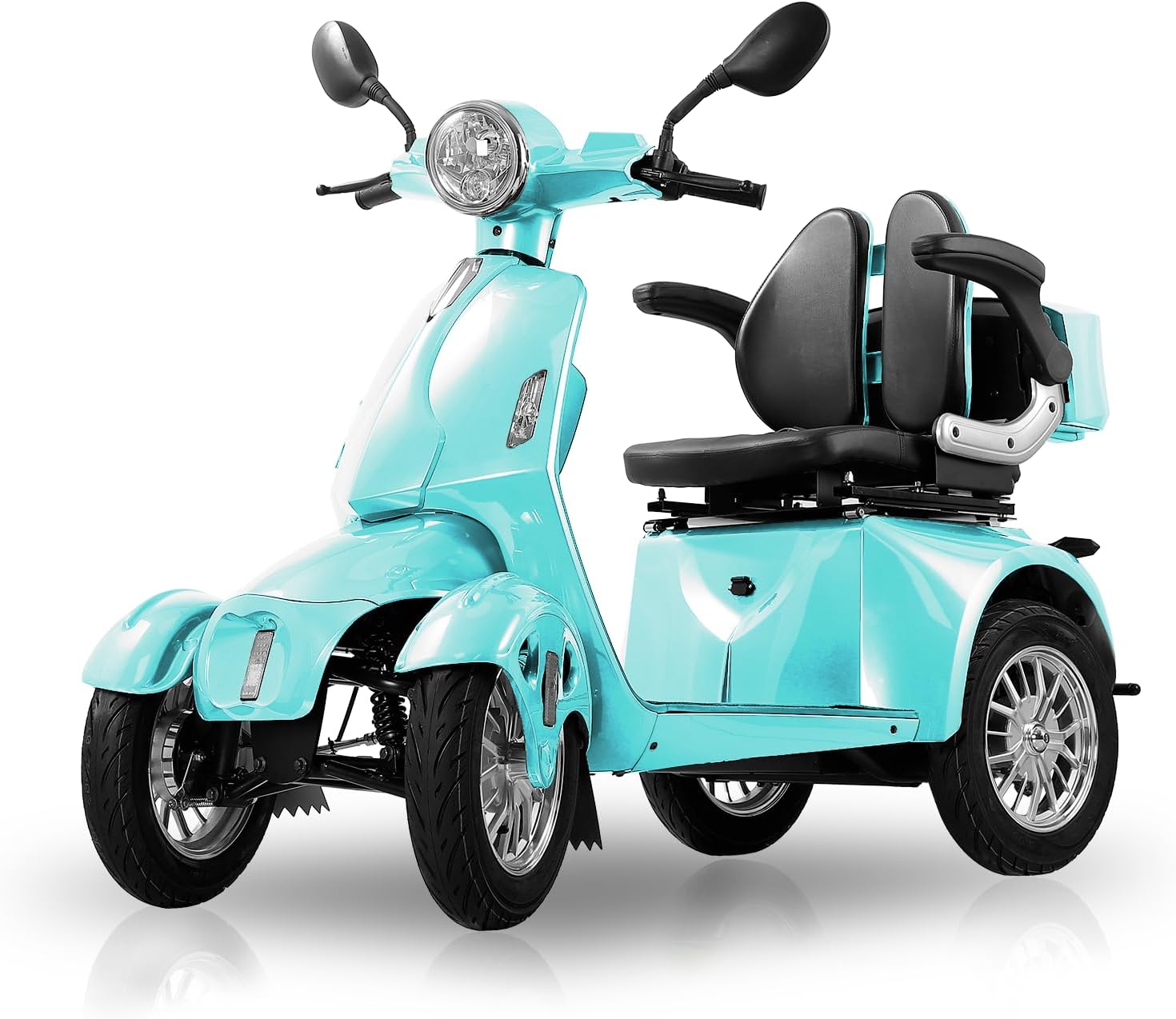 Amazon.com: GlowSpark 800W Heavy Duty 4 Wheel Mobility Scooters for Seniors & Adults 500lbs ...