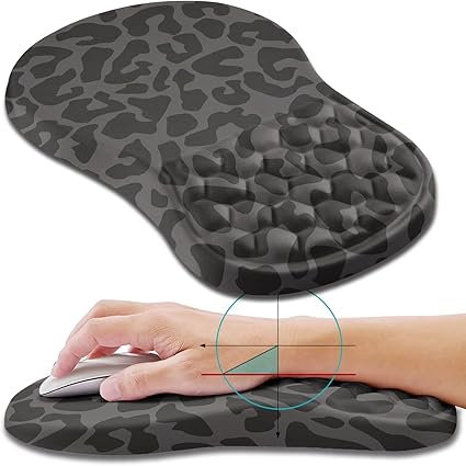 Amazon.com: Hokafenle Ergonomic Mouse Pad Wrist Support, Wrist Rest ...